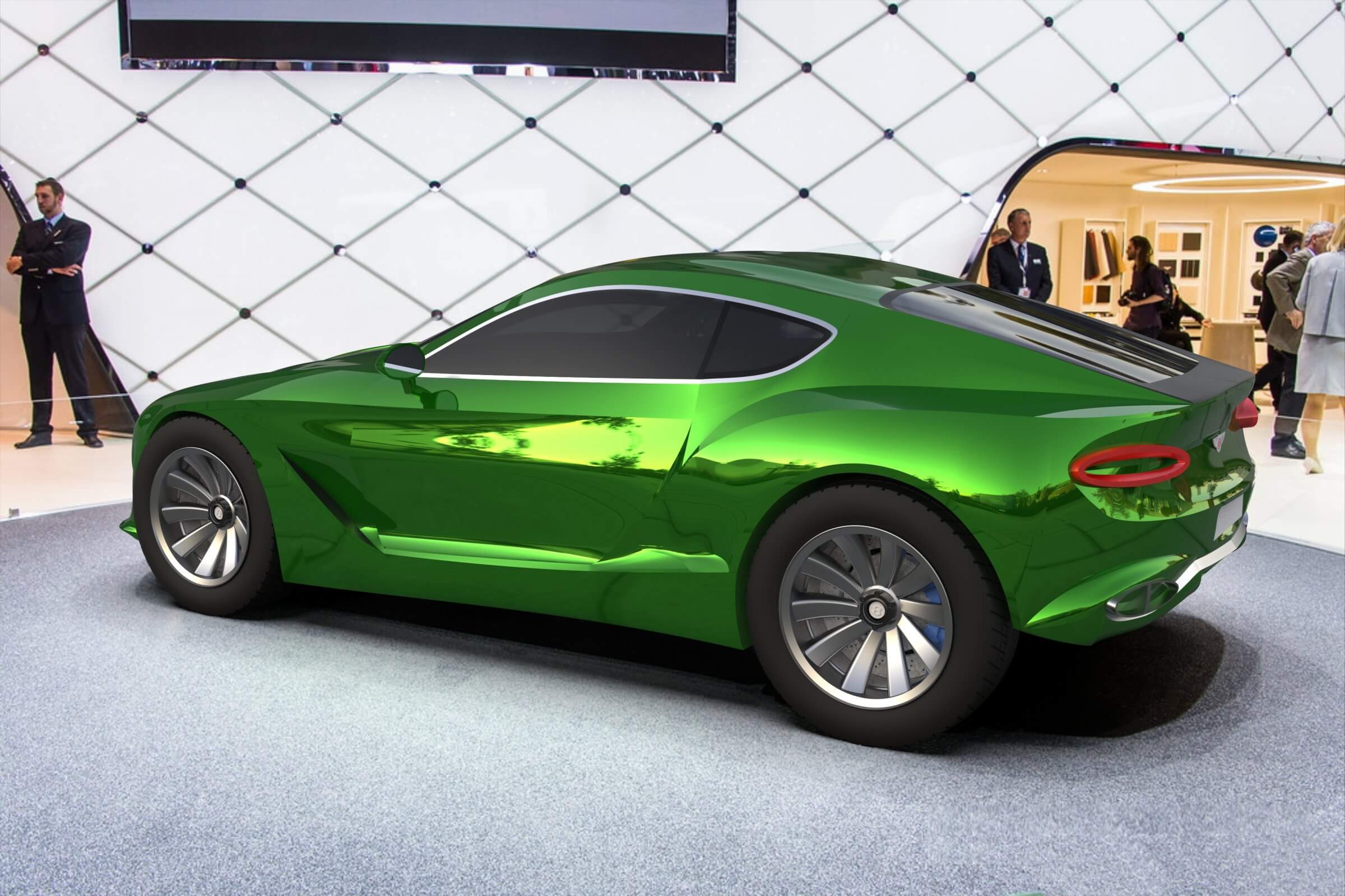 Bentley EXP 10 Speed 6 - 3D Model by Pictorer