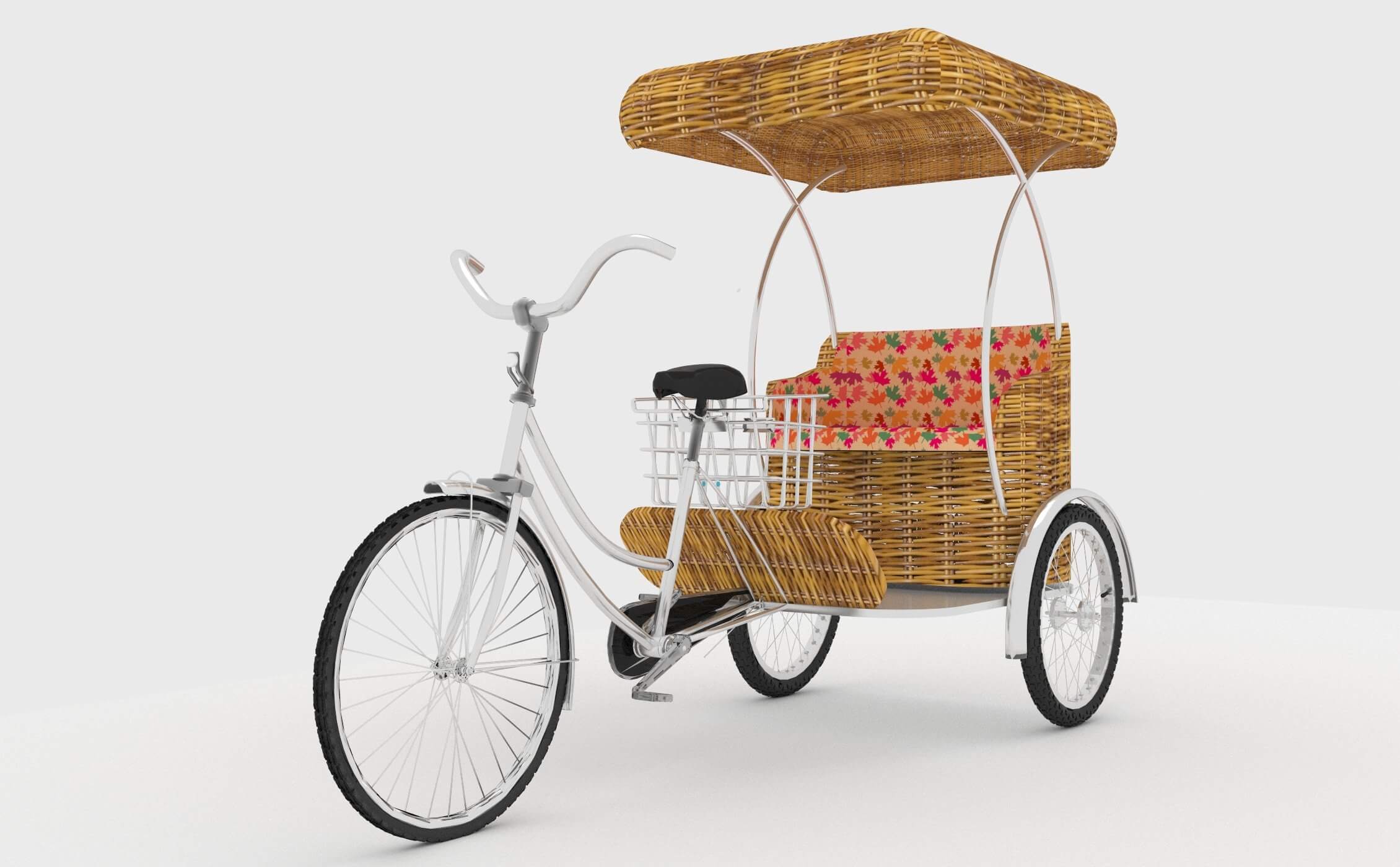 Bike Rickshaw 4 - 3D Model by Pictorer
