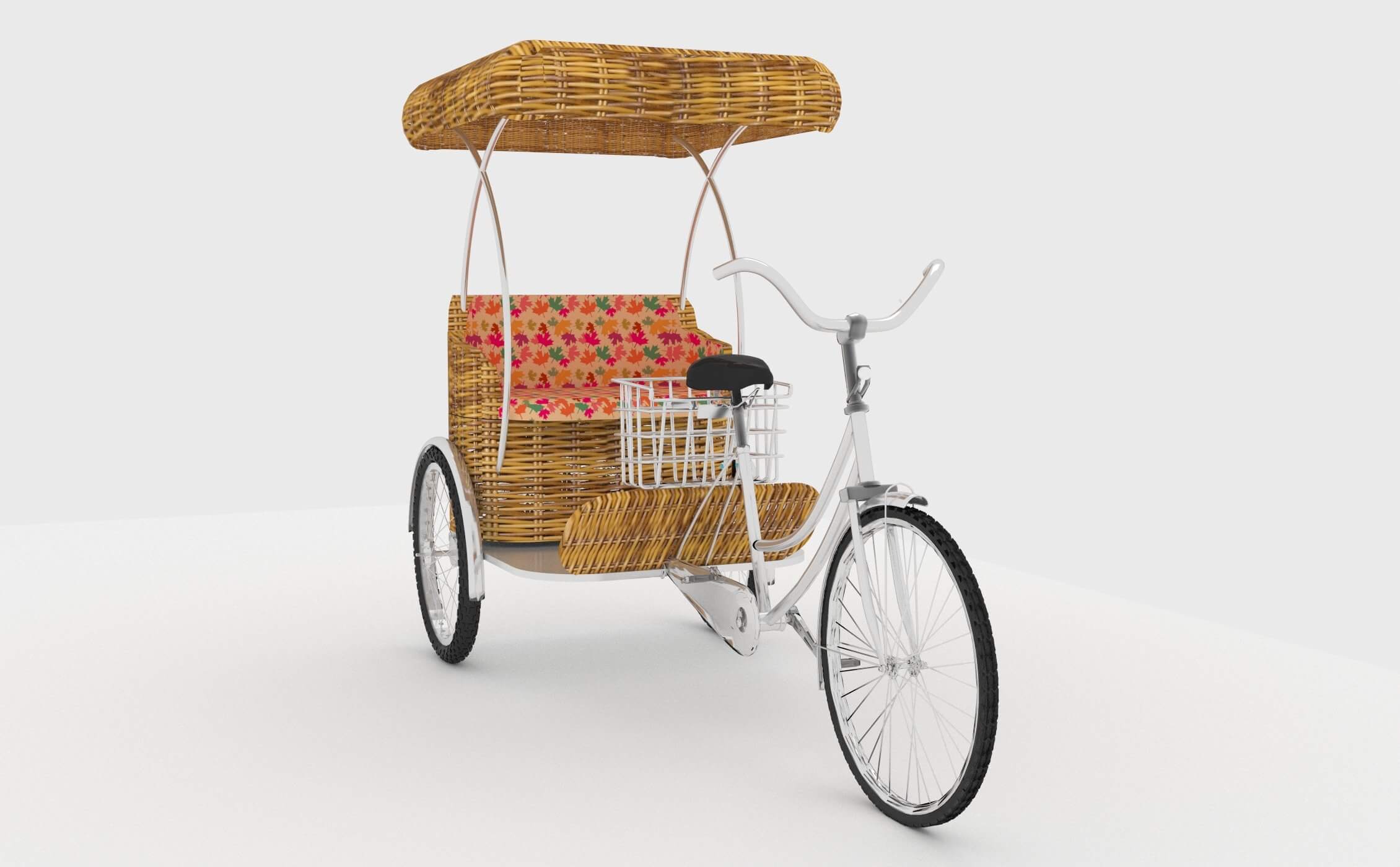 Bike Rickshaw 4 - 3D Model by Pictorer