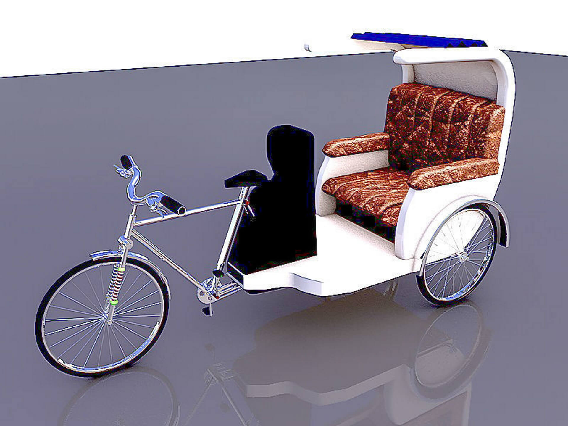 Bike Rickshaw 2 - 3D Model by Pictorer