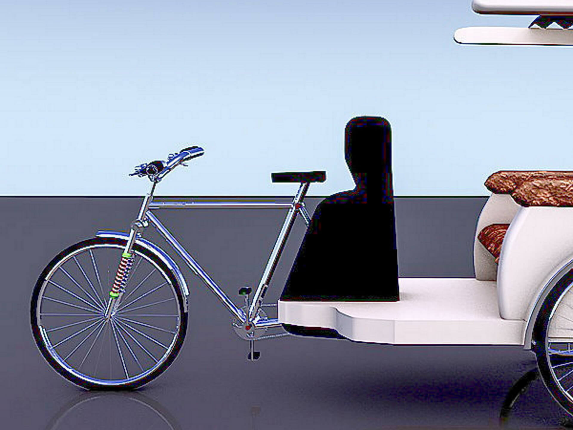 Bike Rickshaw 2 - 3D Model by Pictorer