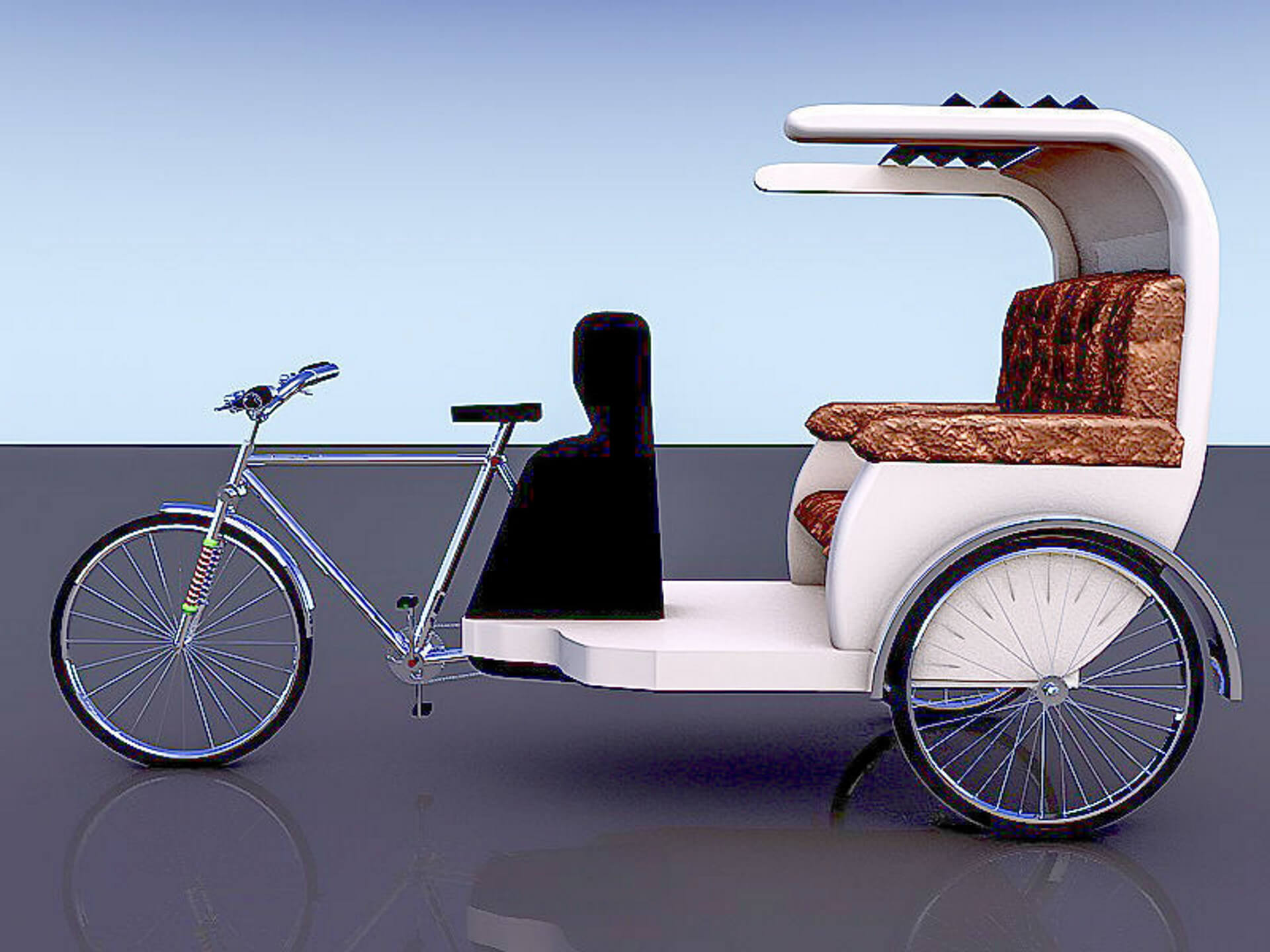 Bike Rickshaw 2 - 3D Model by Pictorer