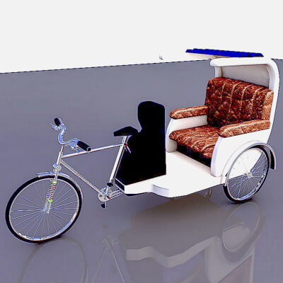 Bike Rickshaw 2 - 3D Model by Pictorer