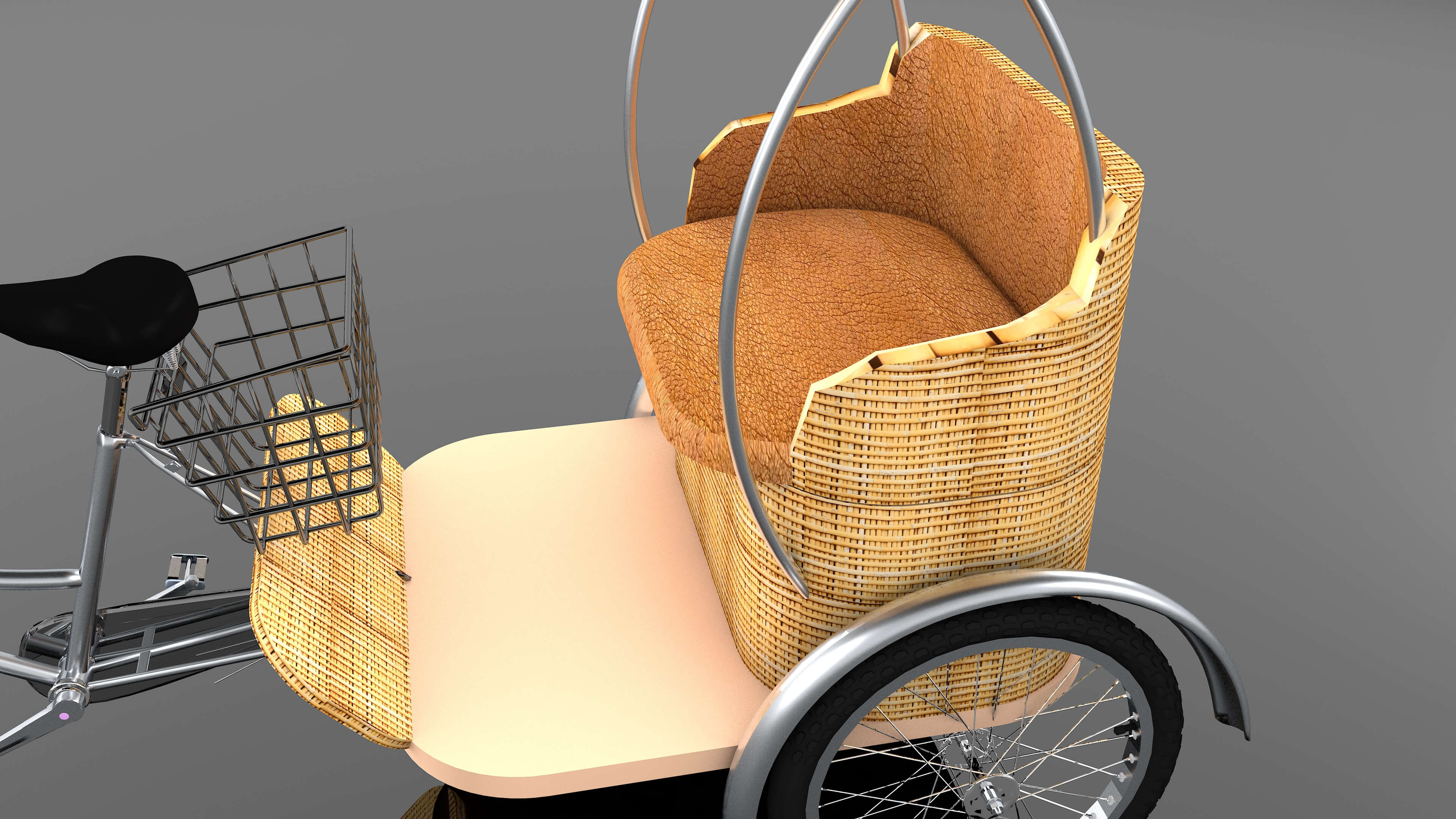 Bike Rickshaw 7 - 4K 3D Model by Pictorer