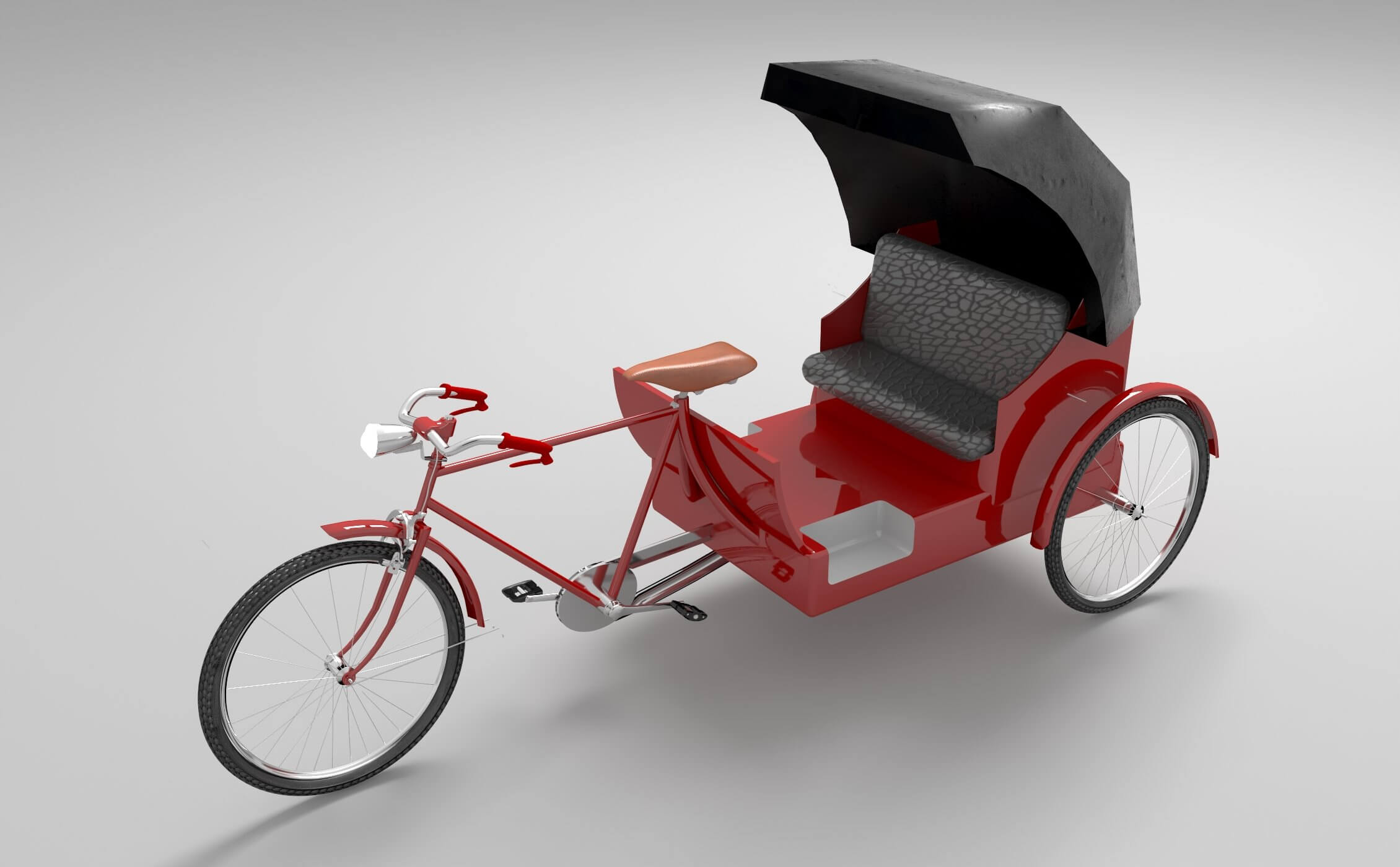 Bike Rickshaw 3 - 3D Model by Pictorer