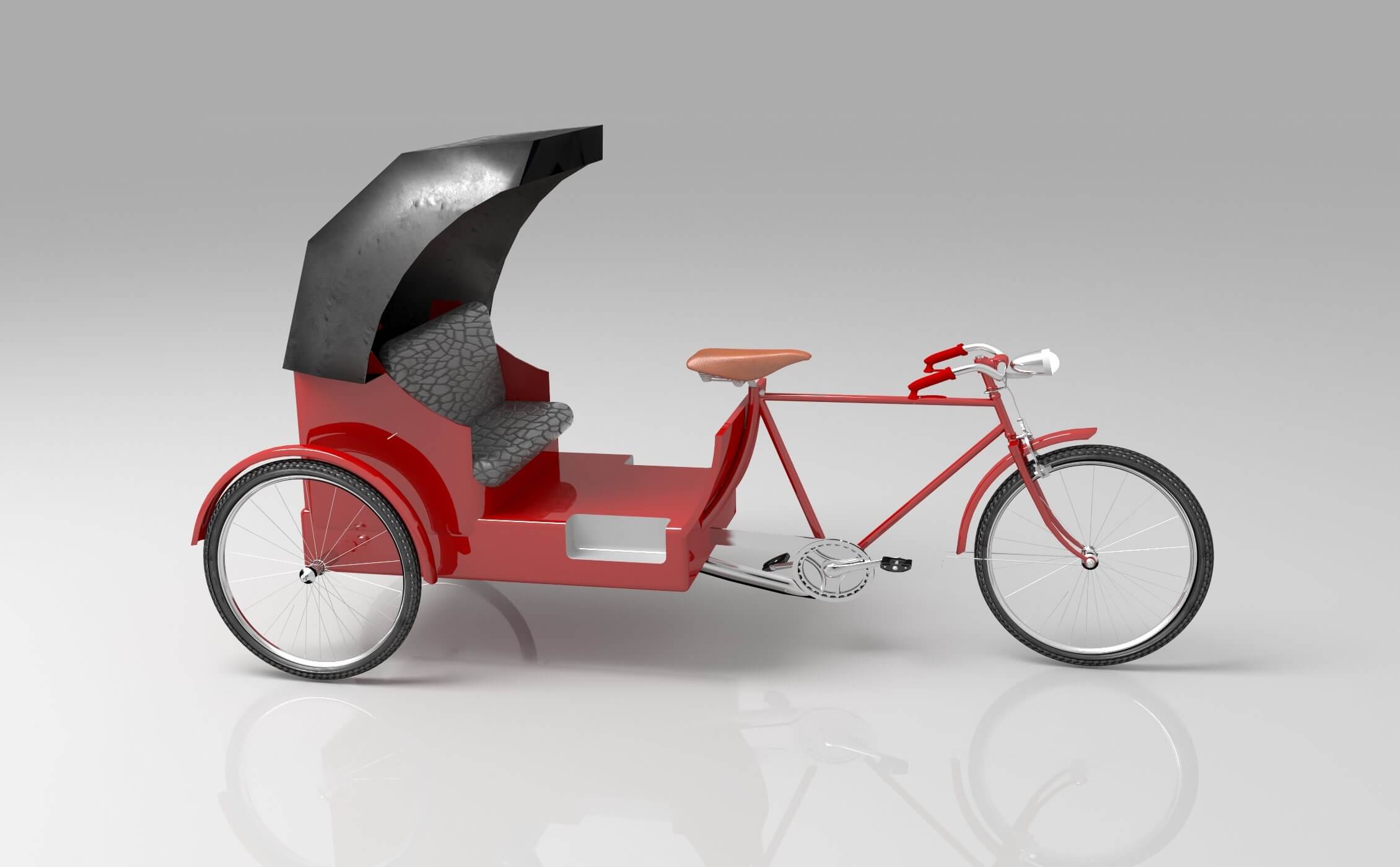 Bike Rickshaw 3 - 3D Model by Pictorer