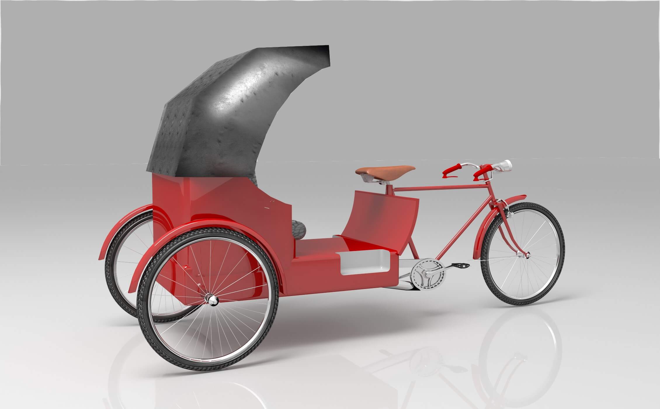 Bike Rickshaw 3 - 3D Model by Pictorer