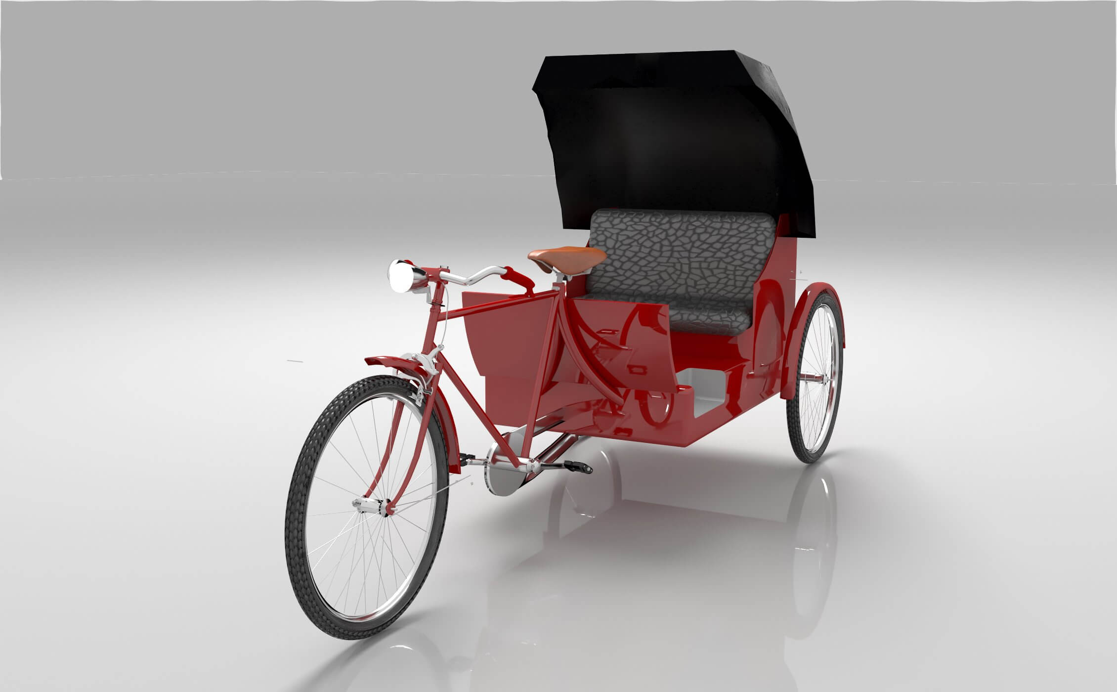 Bike Rickshaw 3 - 3D Model by Pictorer