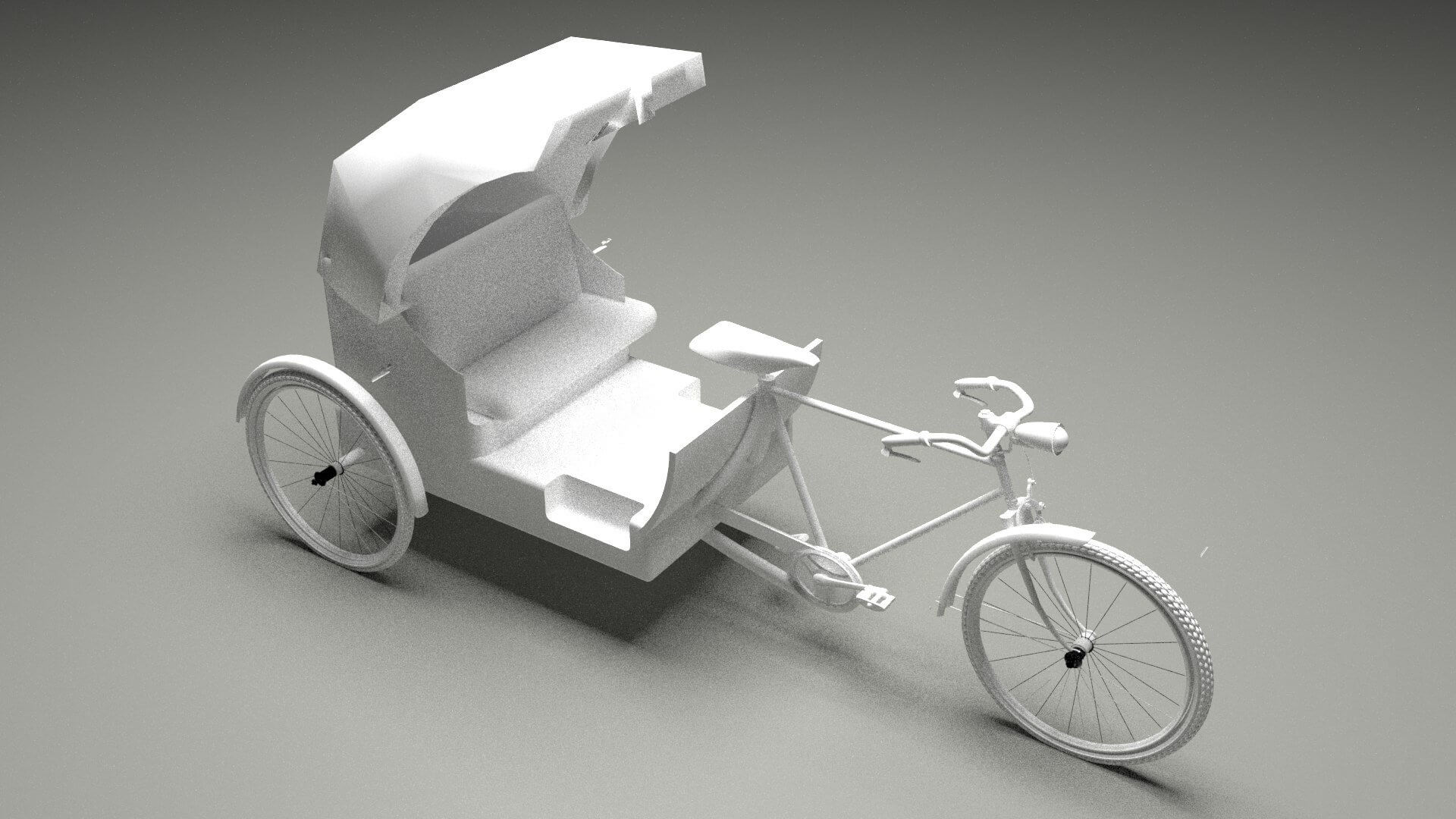 Bike Rickshaw 3 - 3D Model by Pictorer
