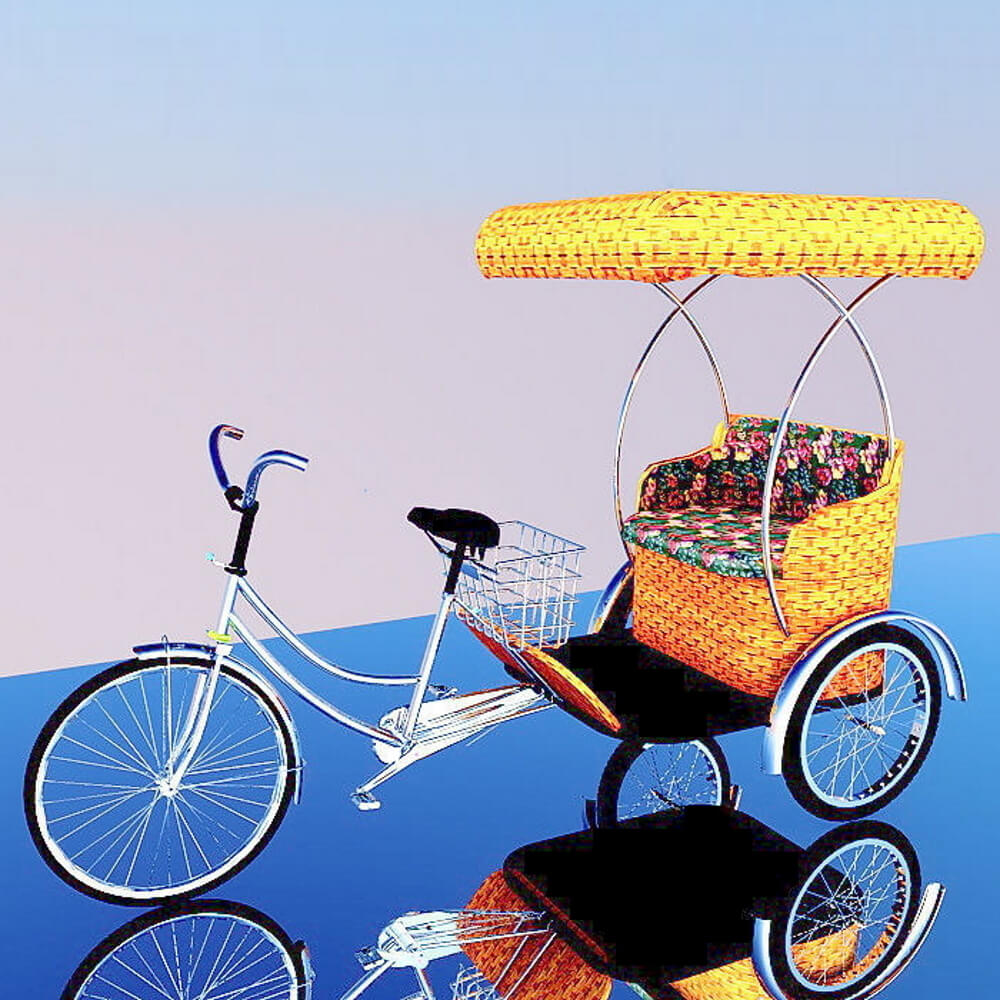 Bike Rickshaw - 3D Model by Pictorer