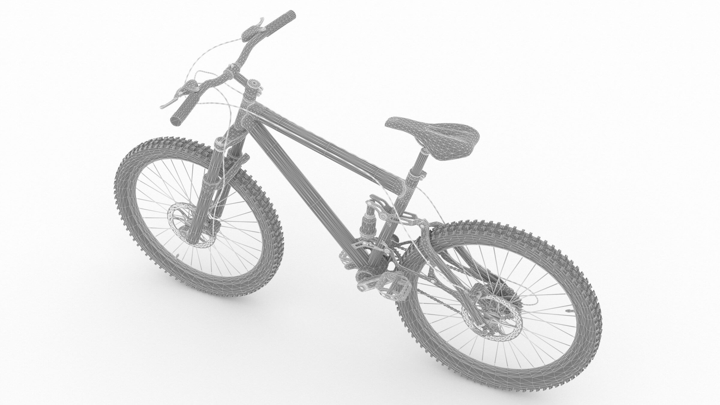 Mountain Bike - 3D Model by Pictorer