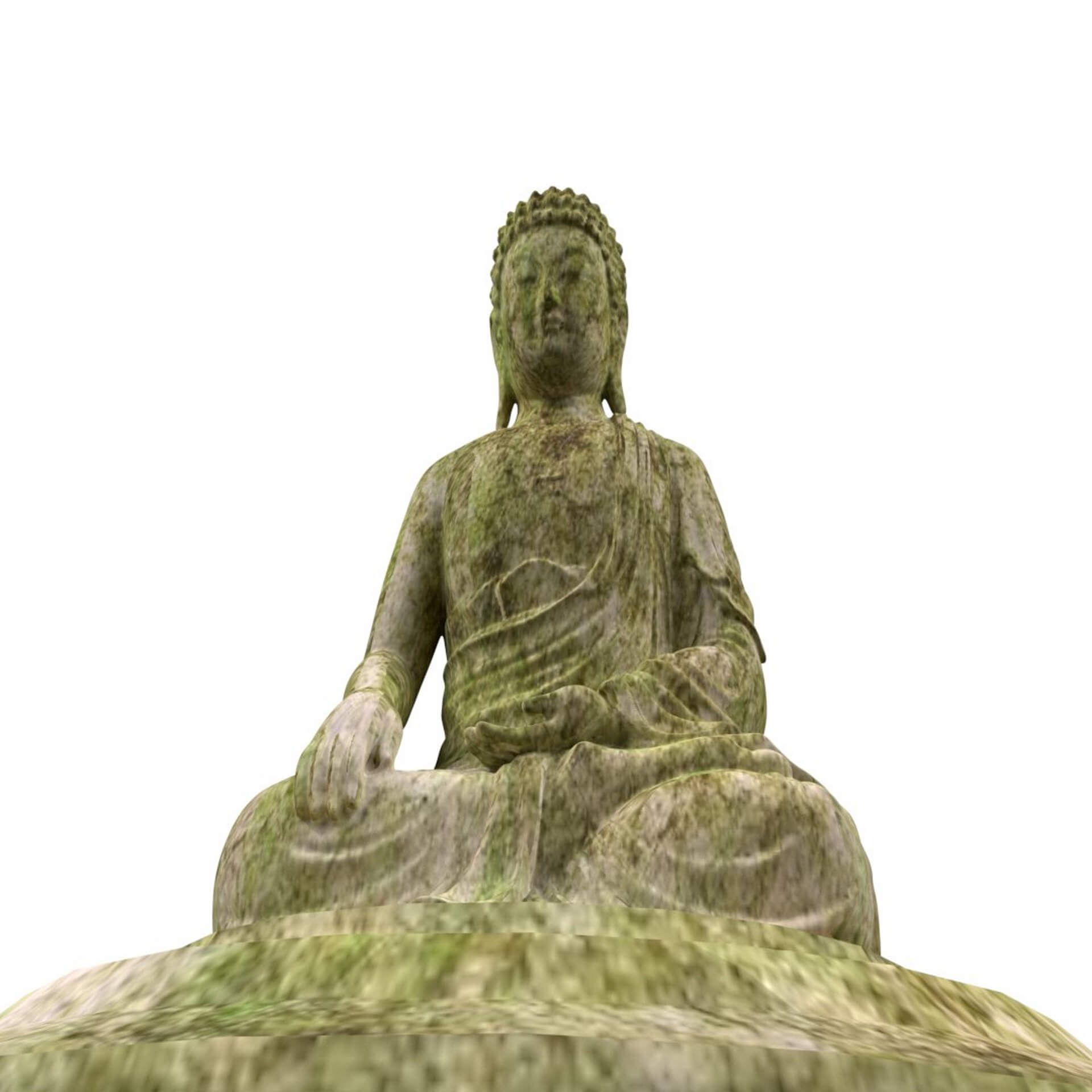 Buddha Statue - 3D Model by Pictorer