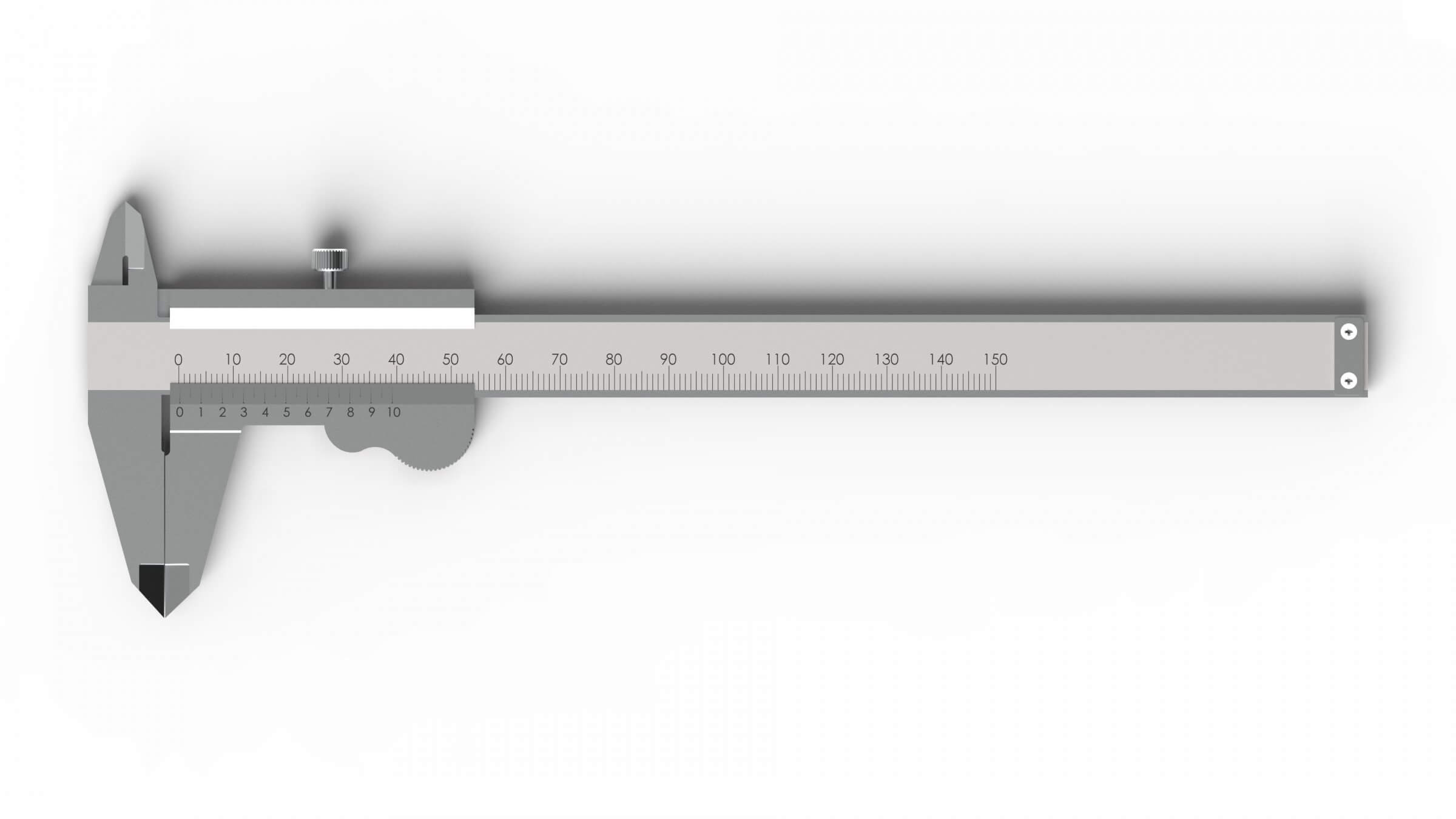 Sliding Caliper 4K - 3D Model by Pictorer