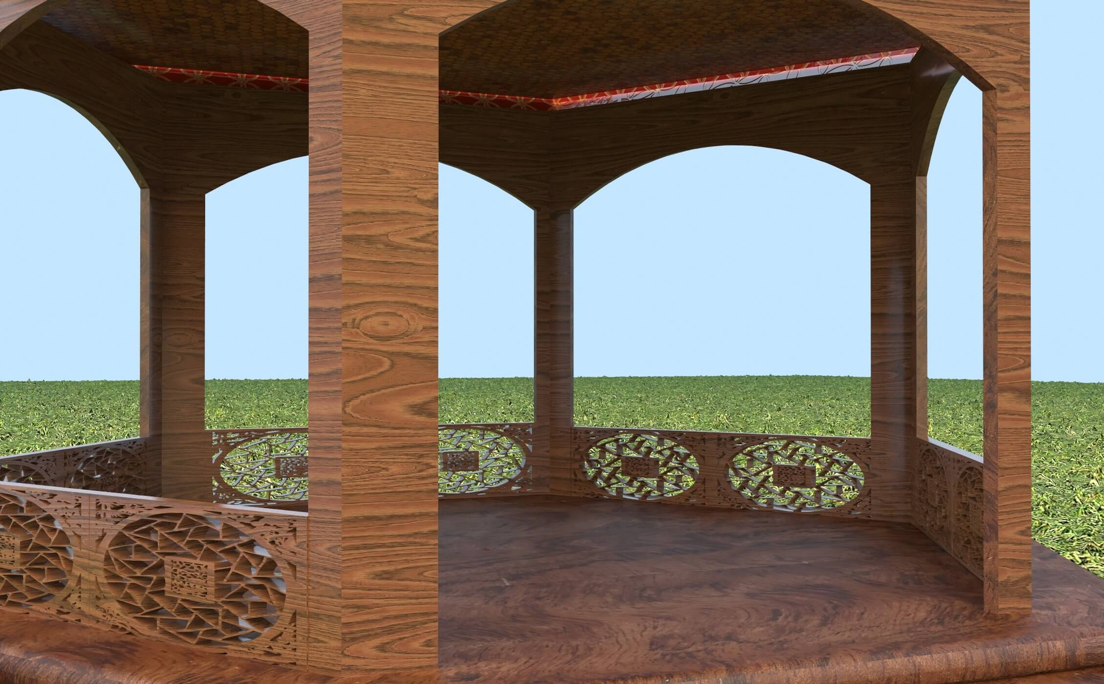 Garden Canopy - 3D Model by Pictorer