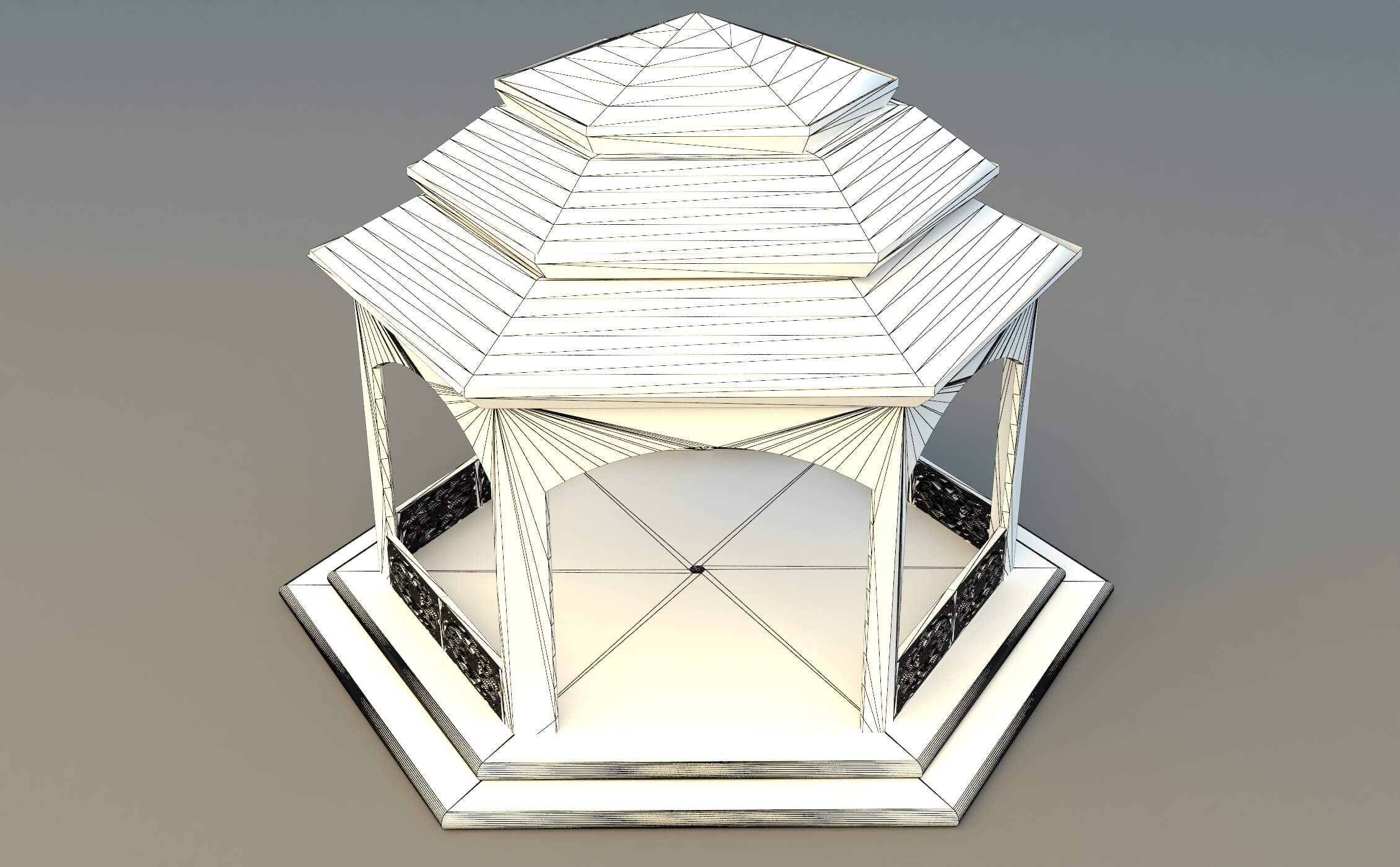 Garden Canopy - 3D Model by Pictorer