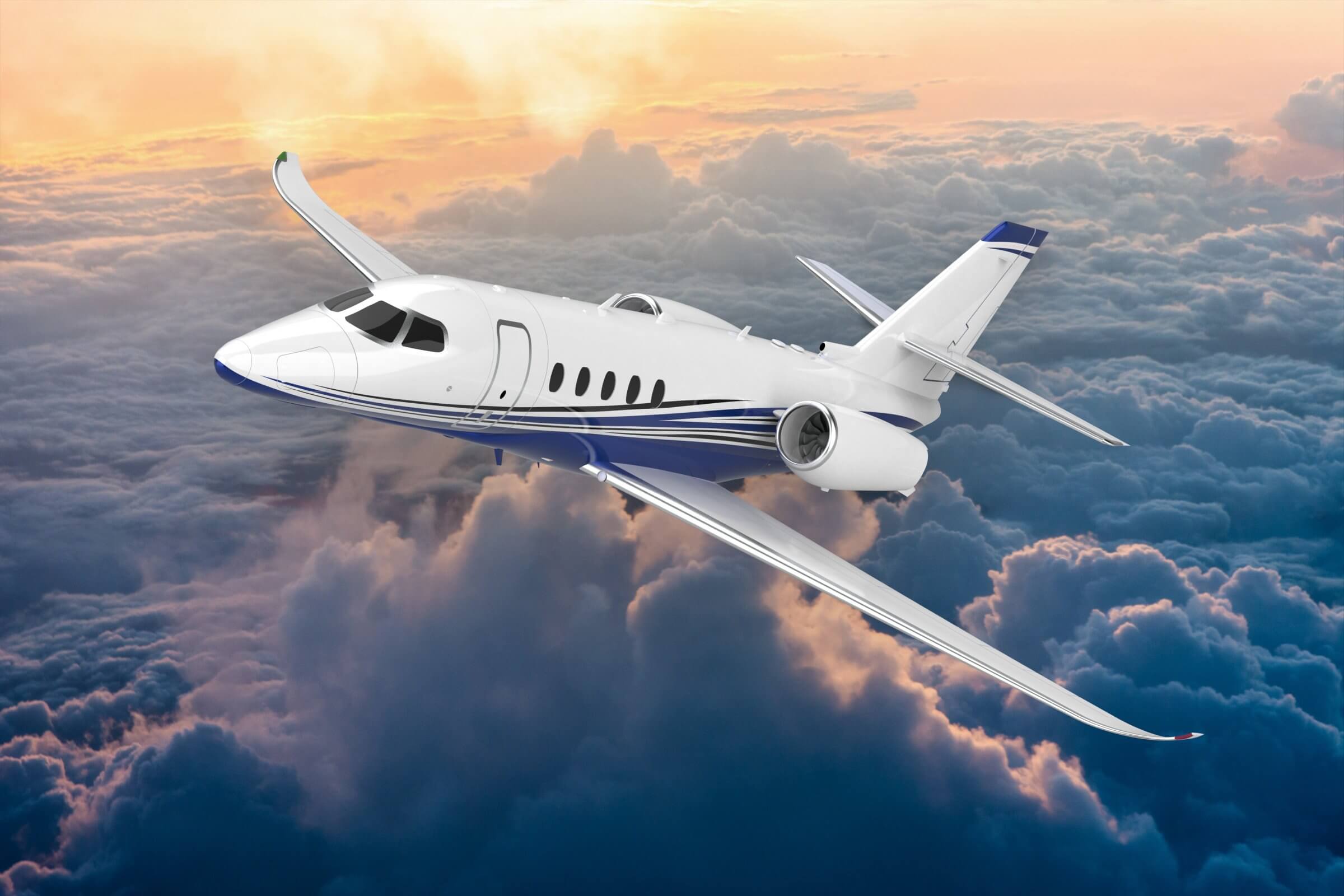 Cessna Citation Latitude 2 - 4K 3D Model by Pictorer