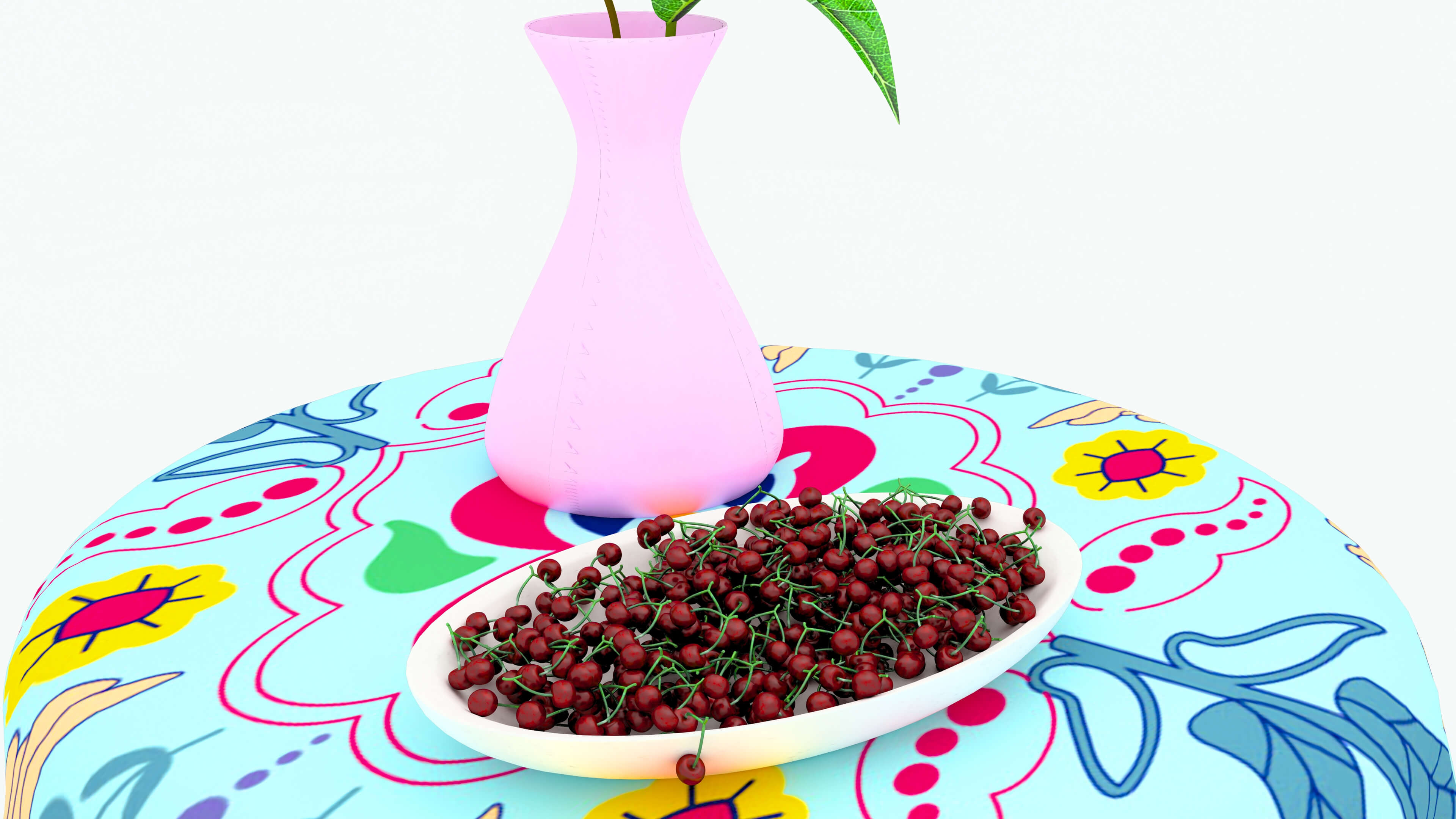 Cherry Fruit Time - 3D Model by Pictorer