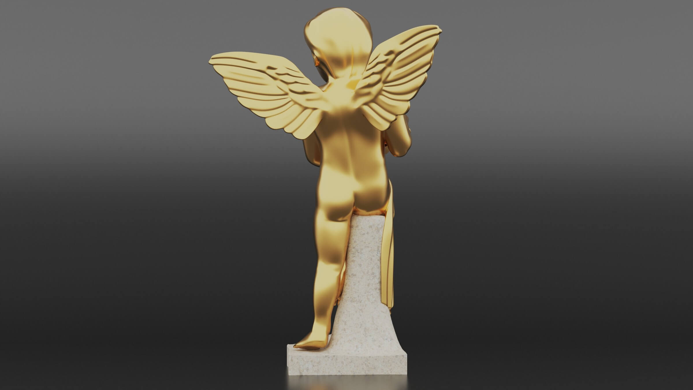 Cherub Angel 4K - 3D Model by Pictorer