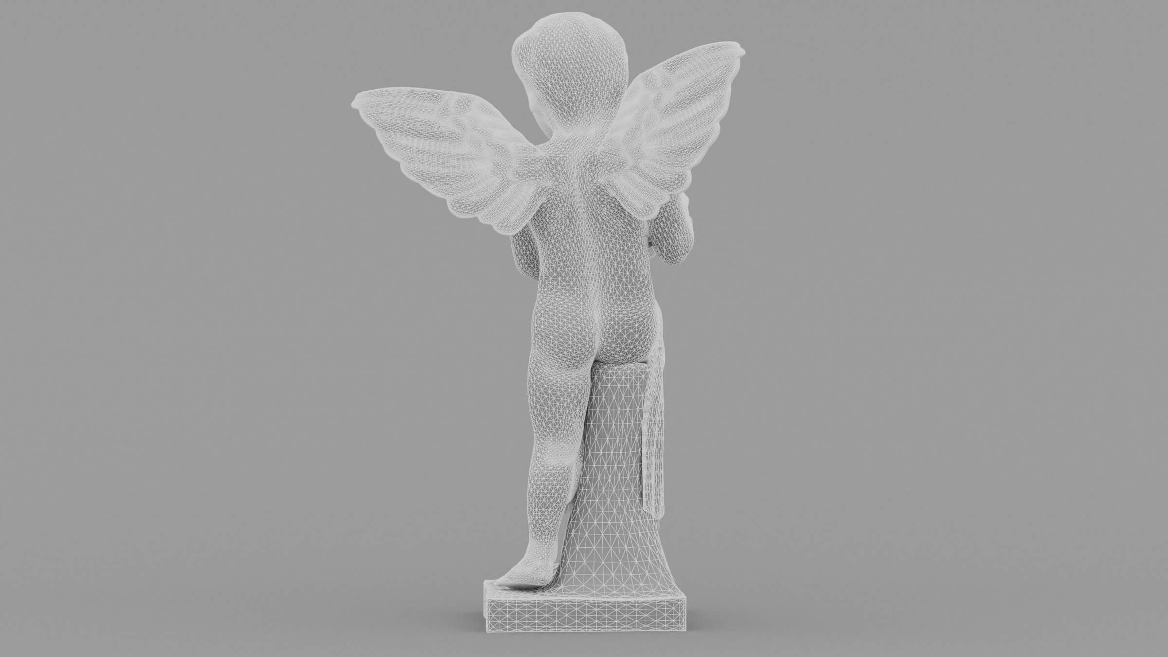 Cherub Angel 4K - 3D Model by Pictorer
