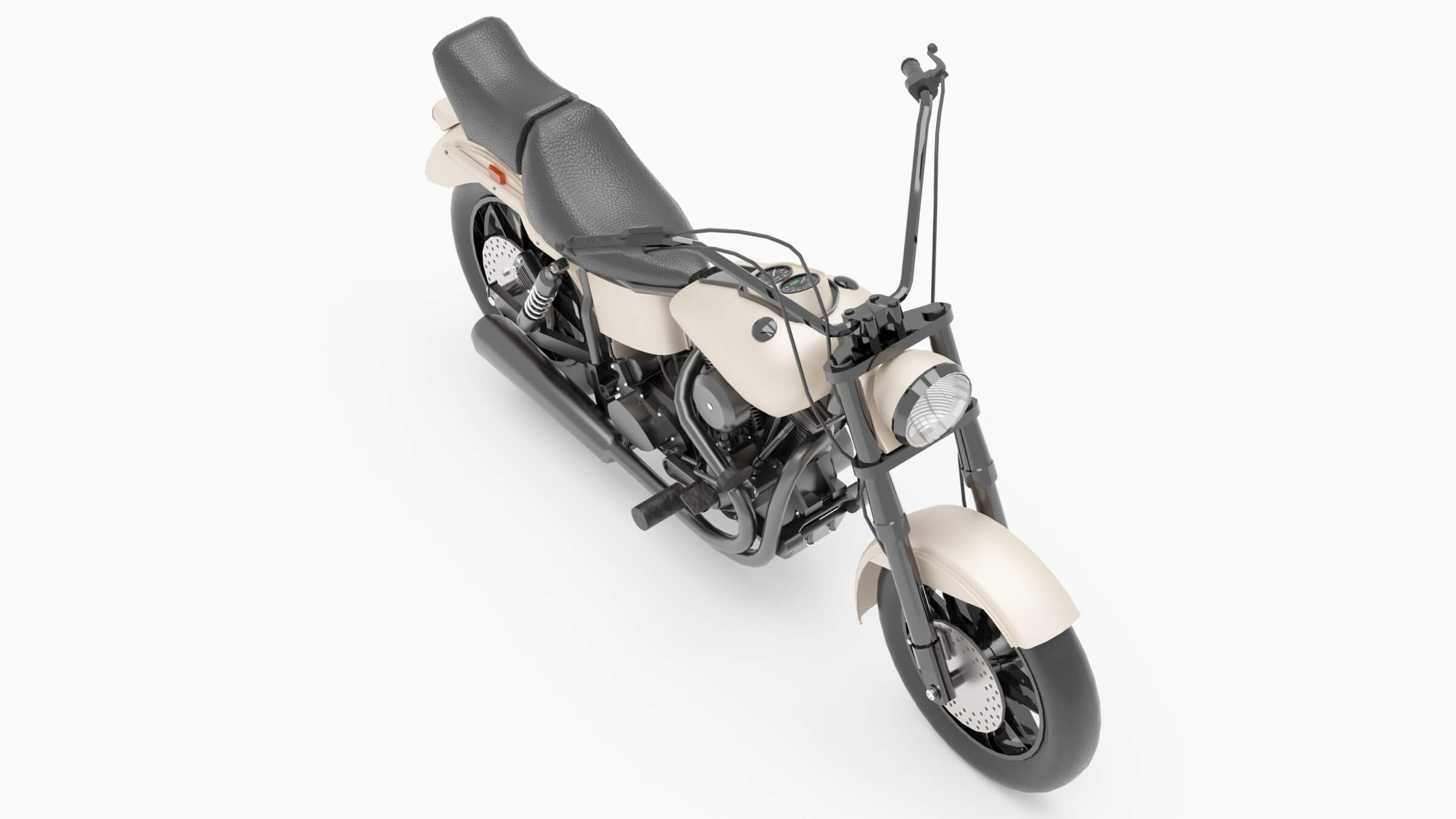 Chopper Biker 2 - 4K 3D Model by Pictorer