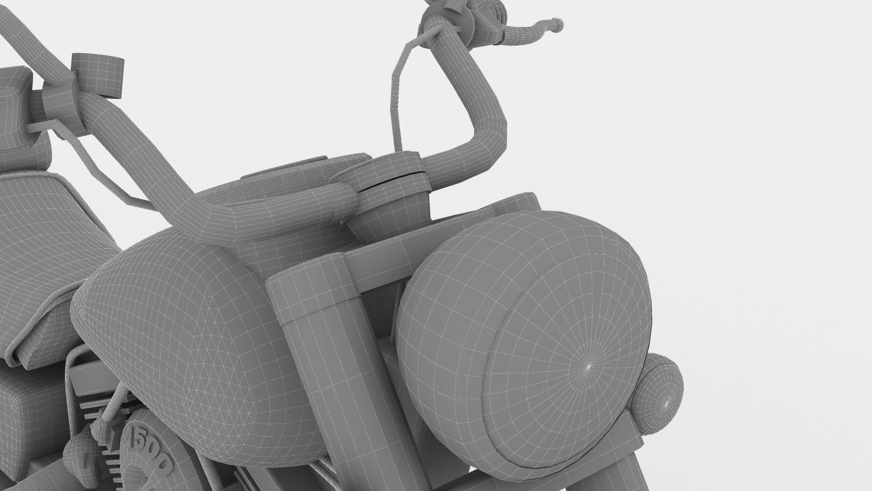 Chopper Biker 5 - 4K 3D Model by Pictorer