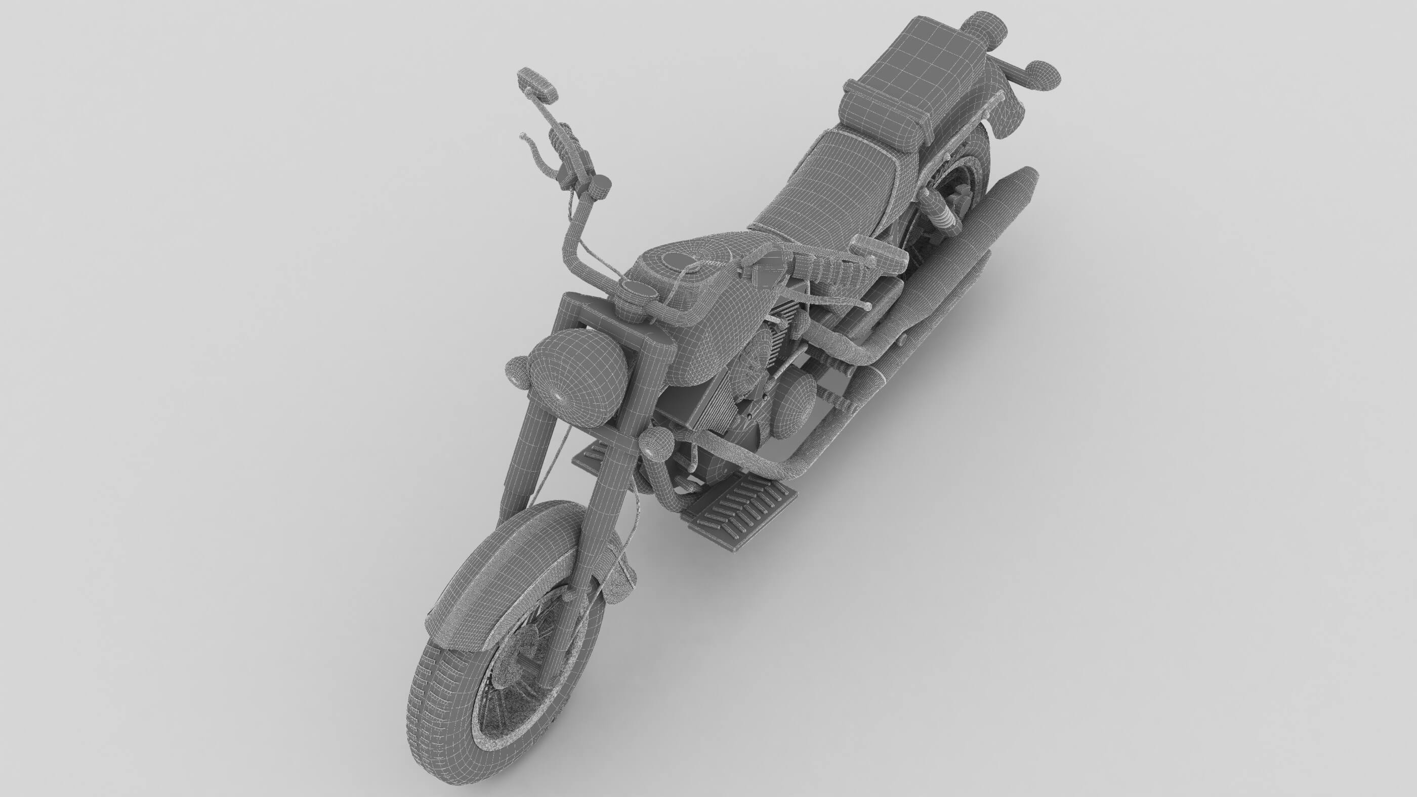 Chopper Biker 5 - 4K 3D Model by Pictorer