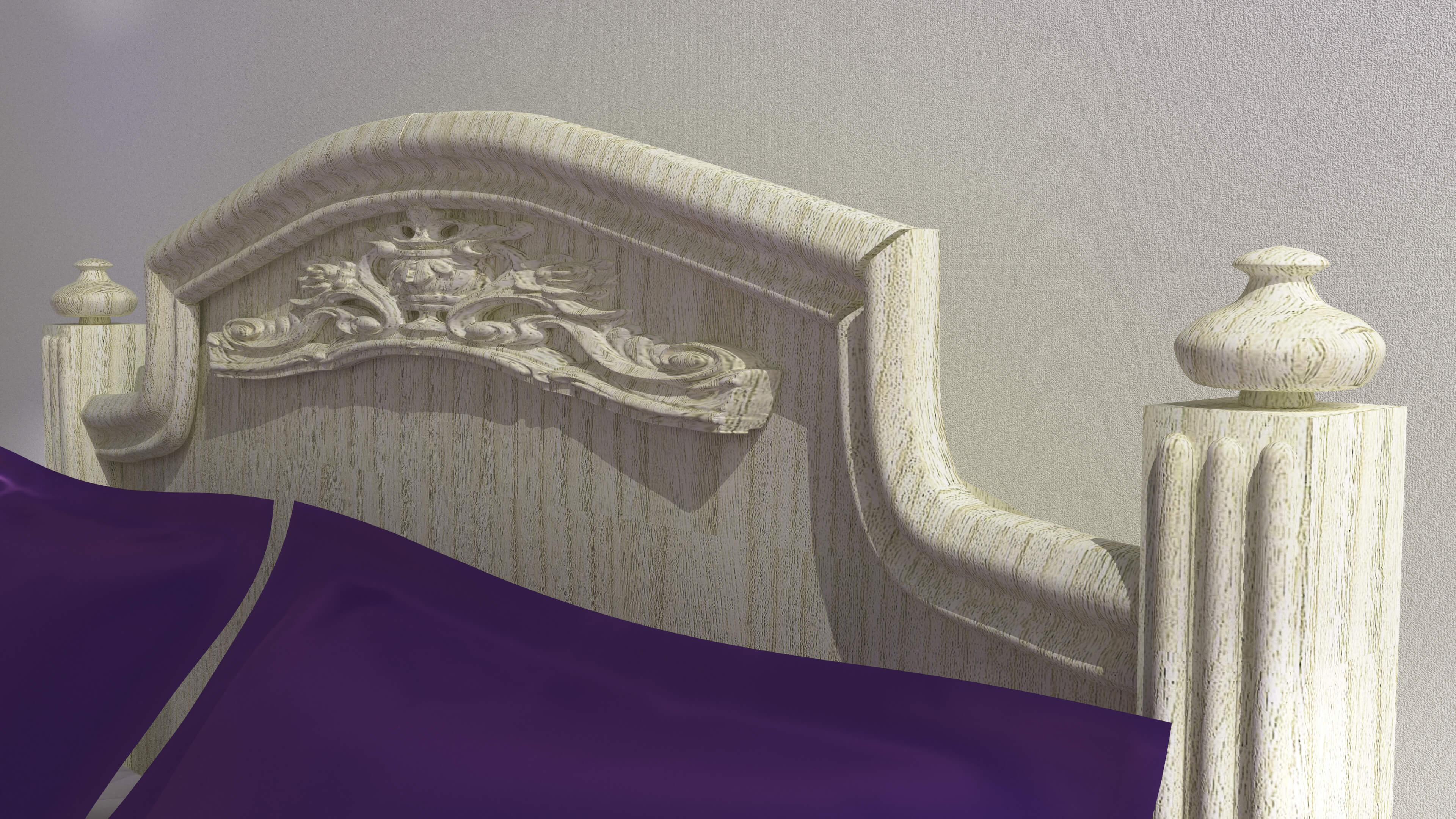 Classic Bed 8K - 3D Model by Pictorer