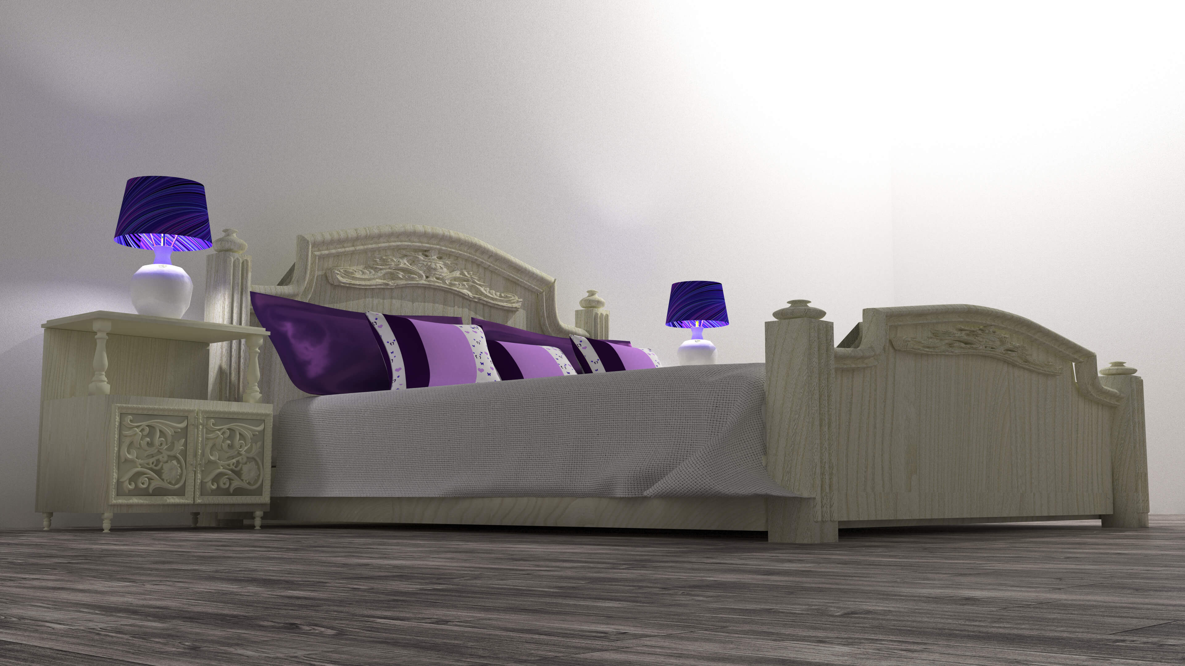 Classic Bed 8K - 3D Model by Pictorer