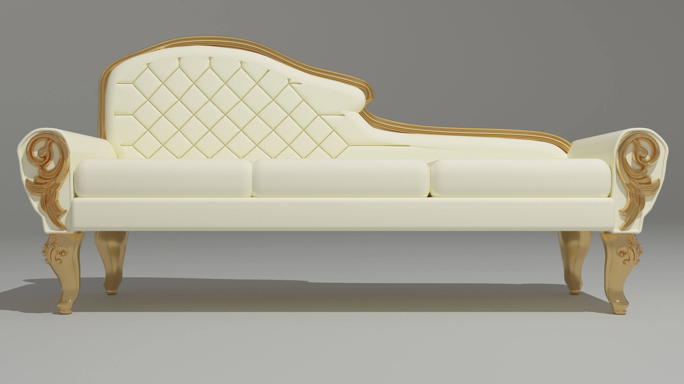 Classic Divan 4K - 3D Model by Pictorer