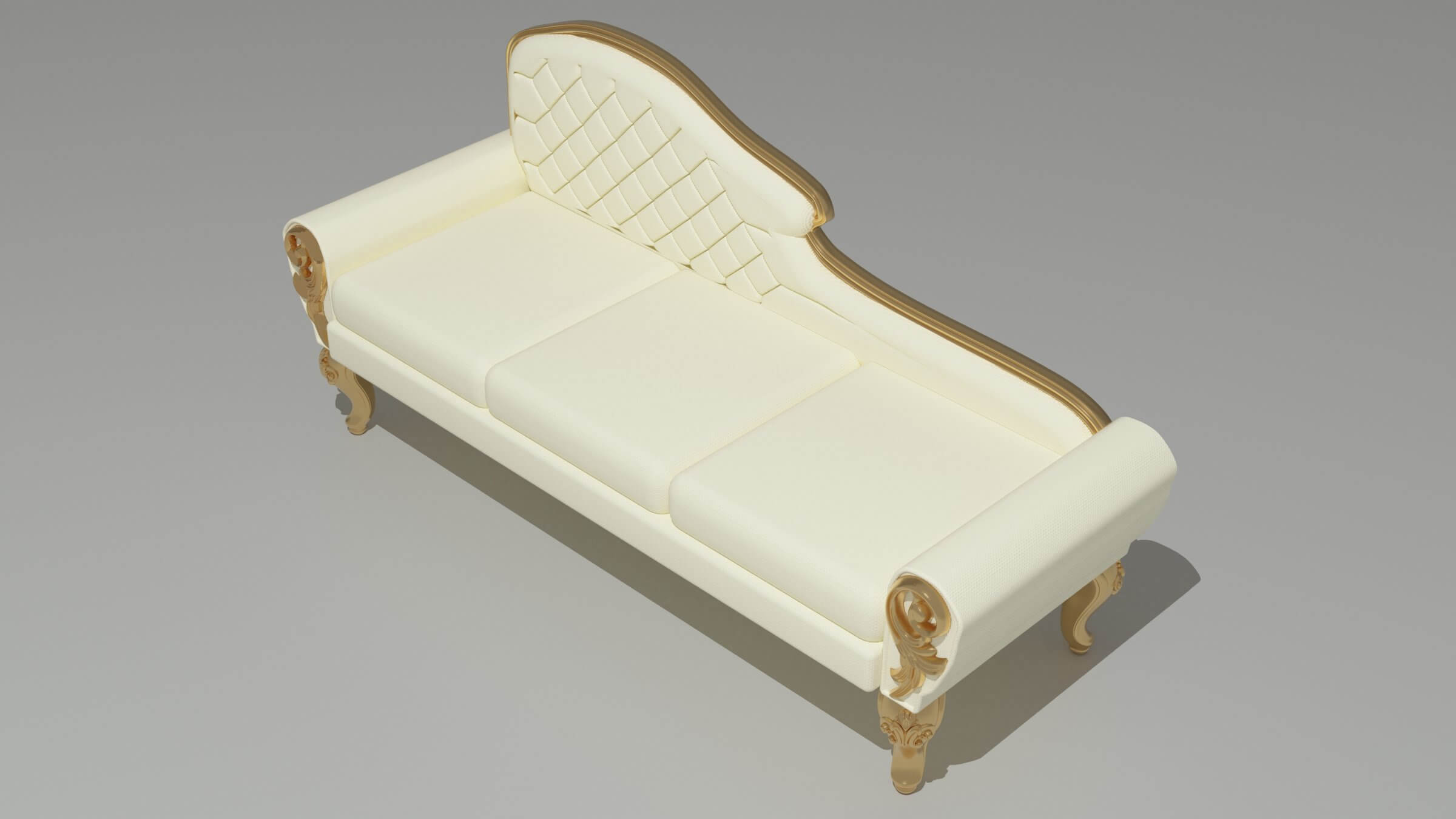 Classic Divan 4K - 3D Model by Pictorer