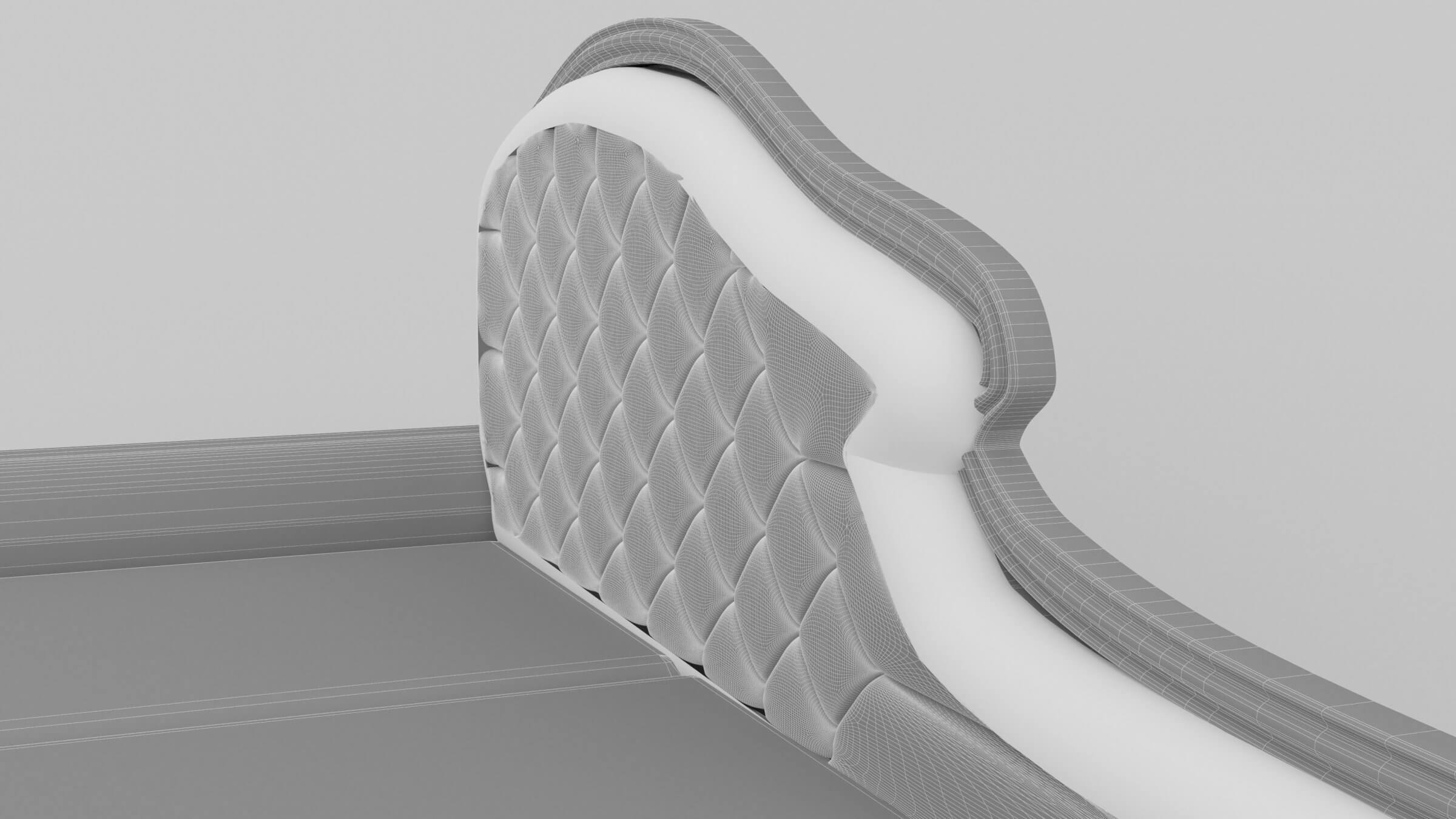 Classic Divan 4K - 3D Model by Pictorer