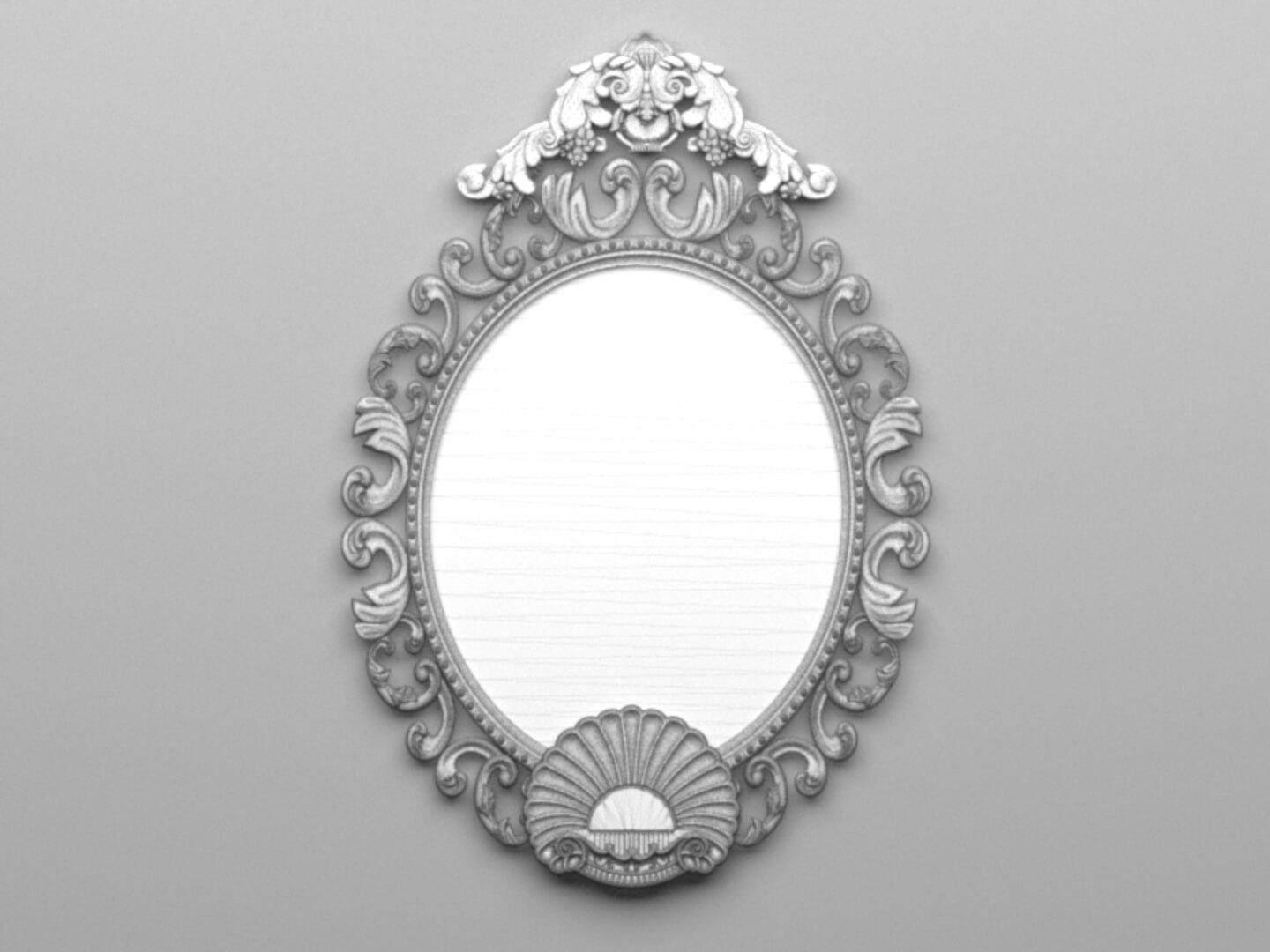 Classic Mirror - 3D Model by Pictorer