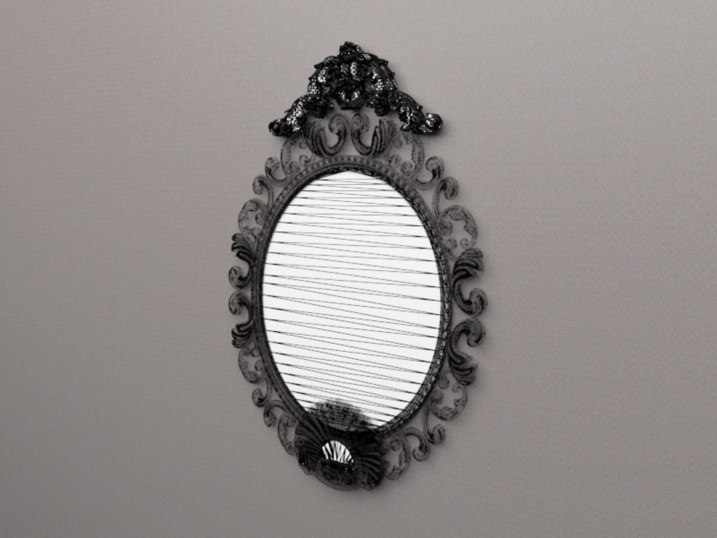 Classic Mirror - 3D Model by Pictorer