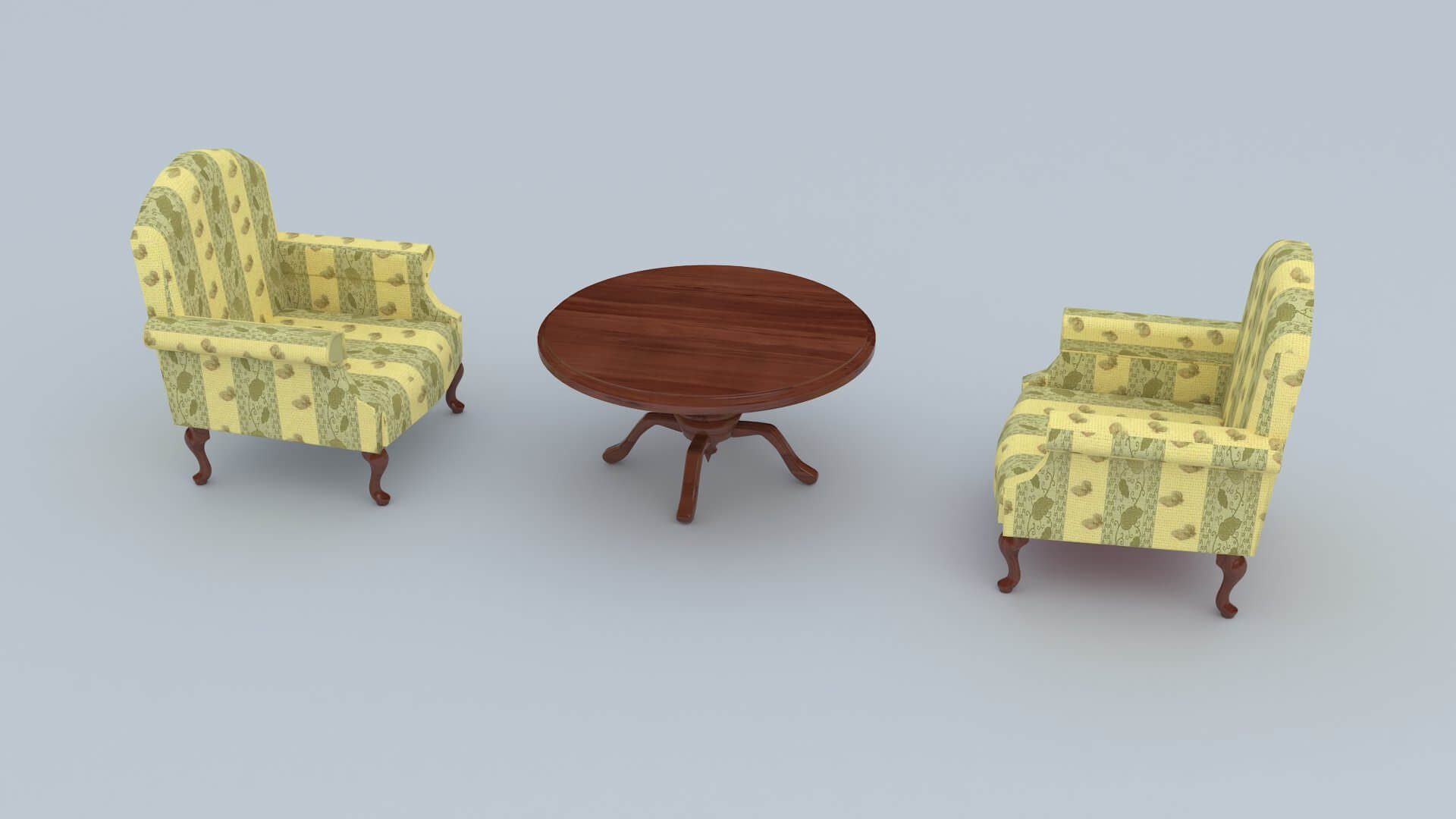 Classic Office Set - 3D Model by Pictorer