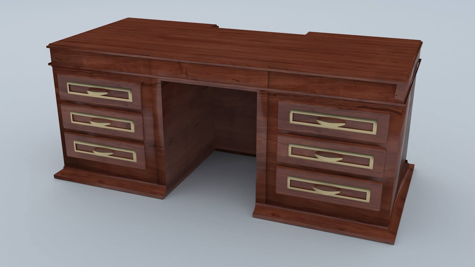 Classic Office Set - 3D Model by Pictorer