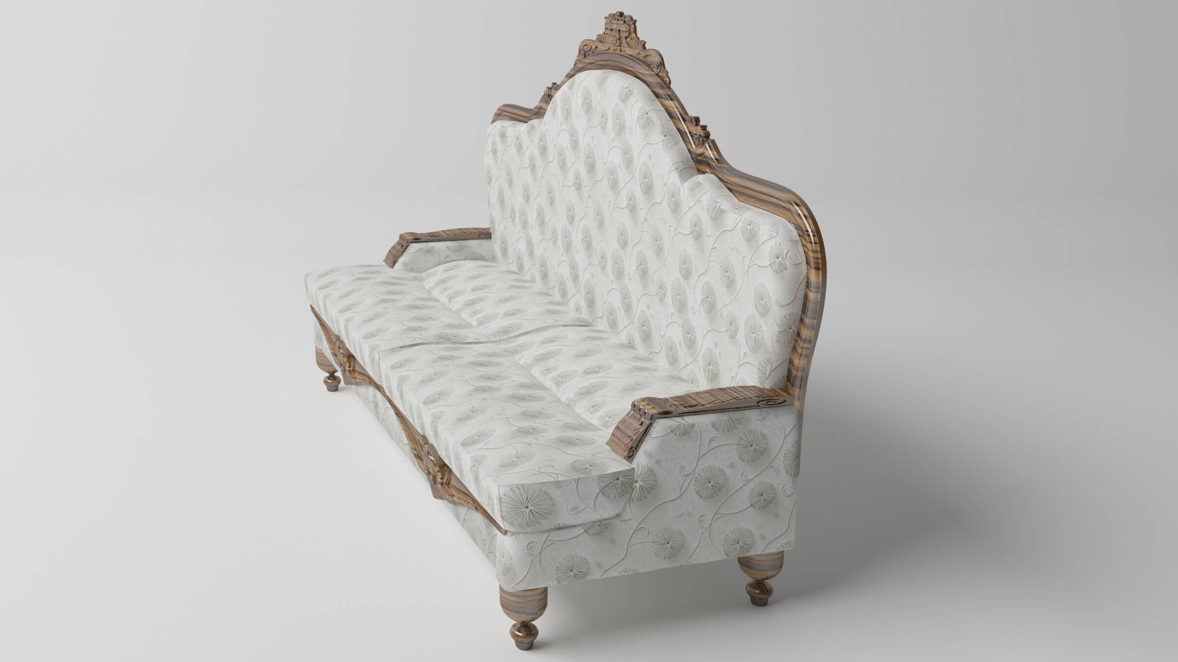 Classic Sofa - 4K 3D Model by Pictorer