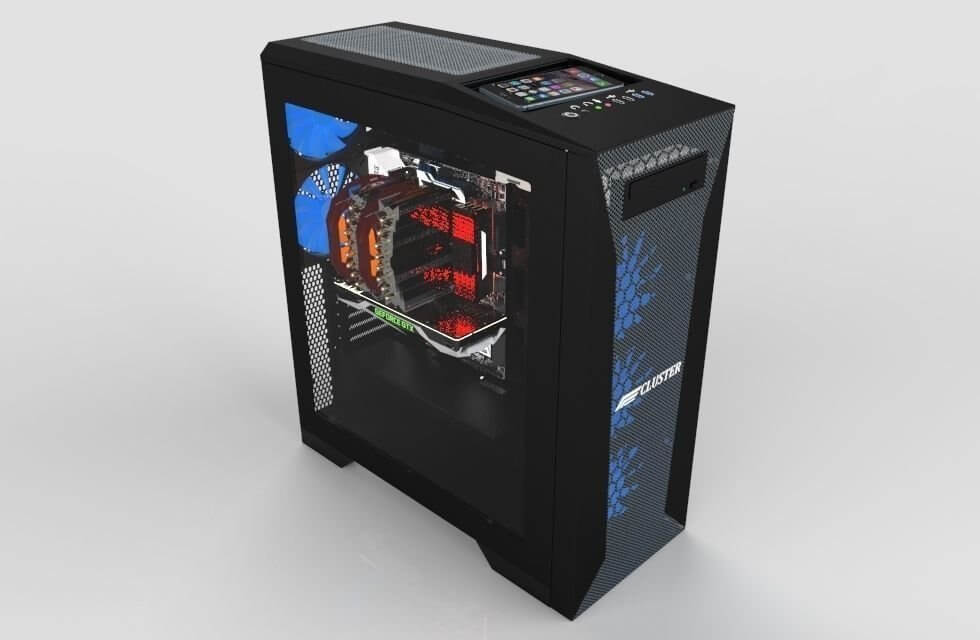 Cluster PC Case - 3D Model by Pictorer