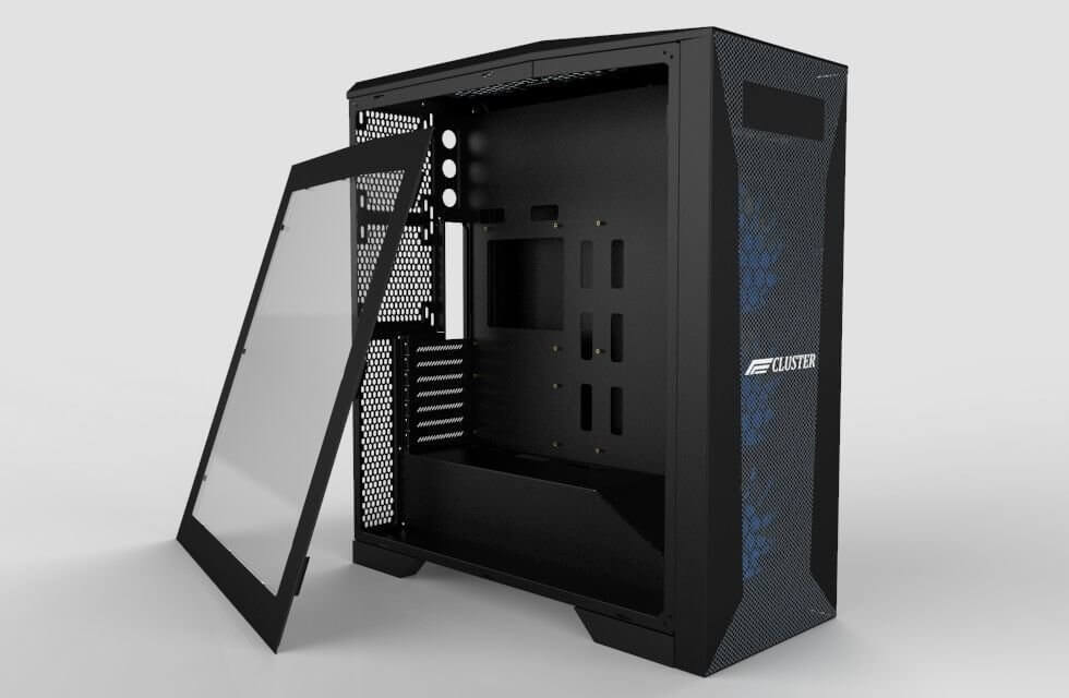 Cluster PC Case - 3D Model by Pictorer