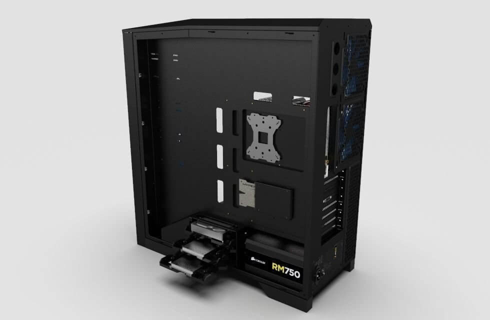 Cluster PC Case - 3D Model by Pictorer