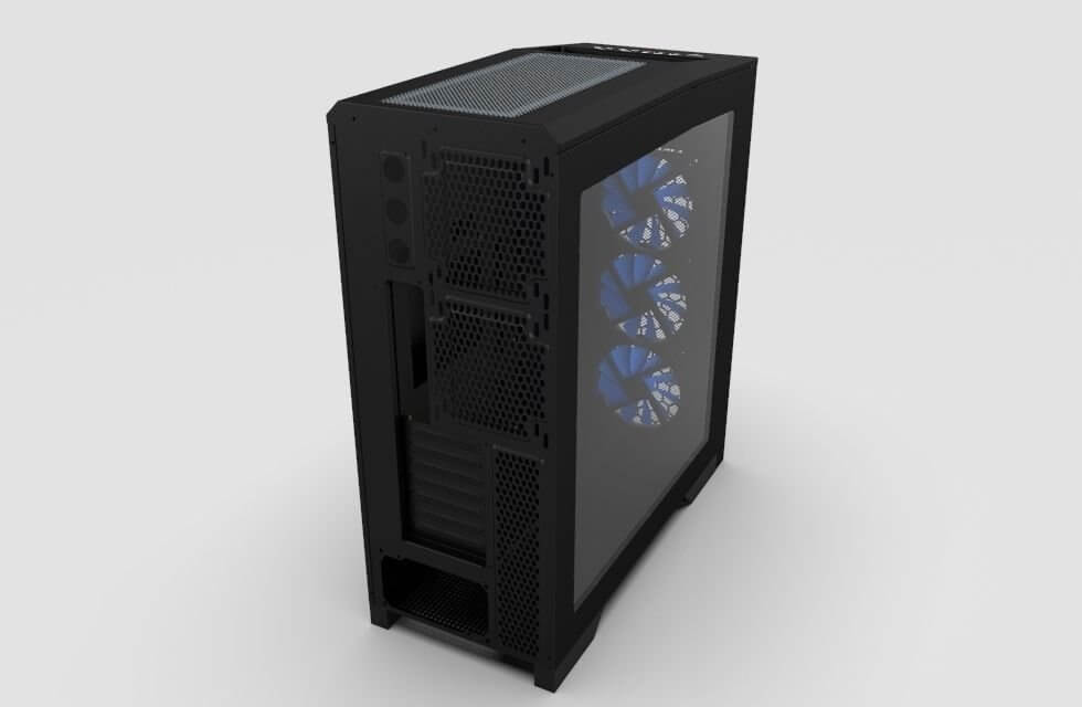 Cluster PC Case - 3D Model by Pictorer