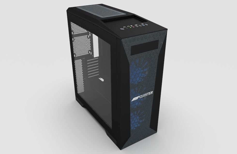 Cluster PC Case - 3D Model by Pictorer