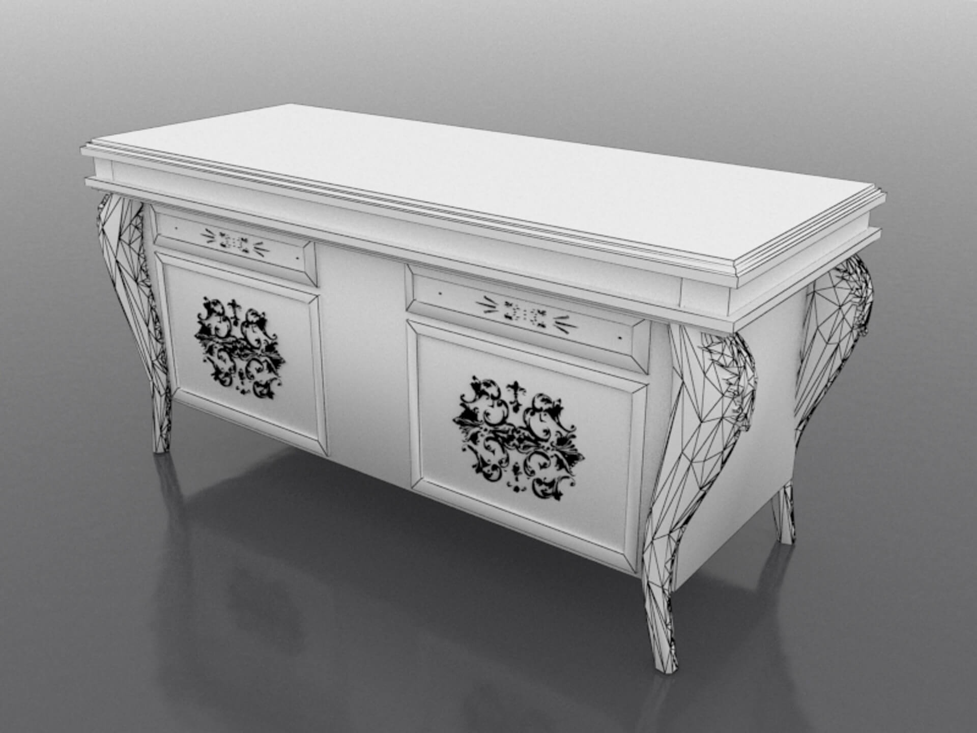 Console Lady Varvara - 3D Model by Pictorer