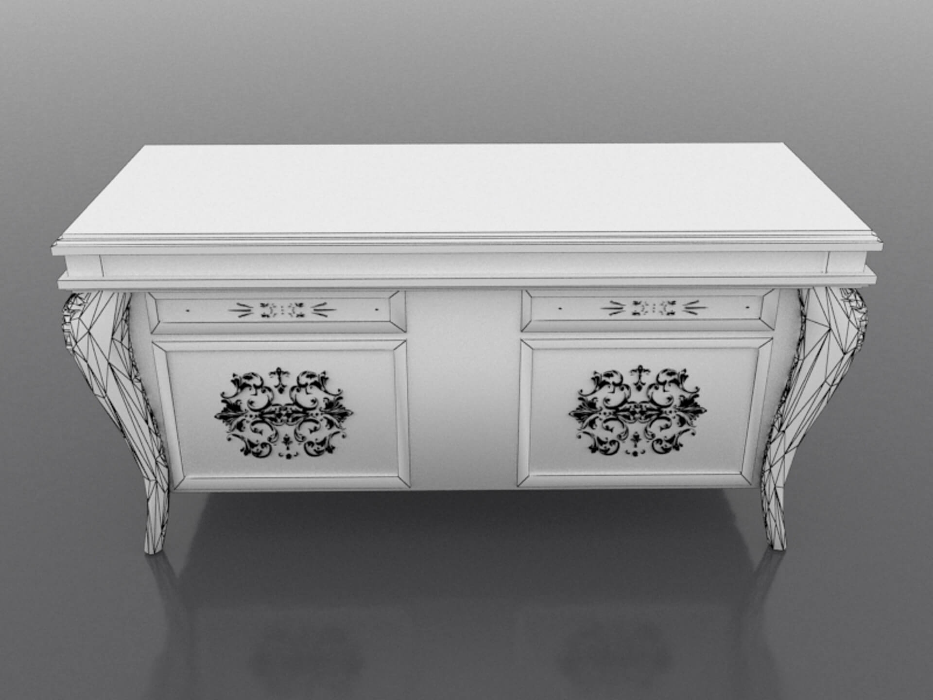 Console Lady Varvara - 3D Model by Pictorer