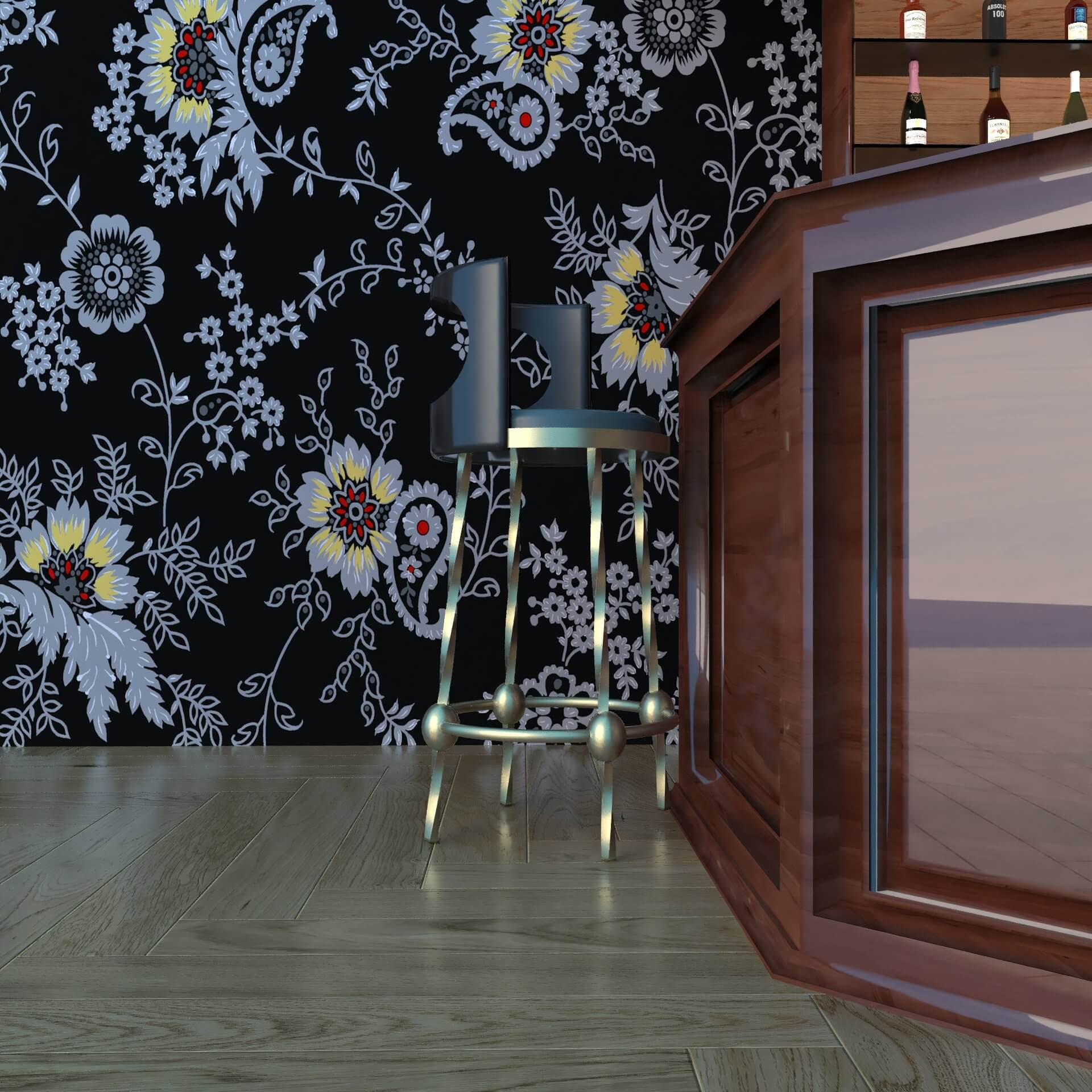 House Corner Bar - 3D Model by Pictorer