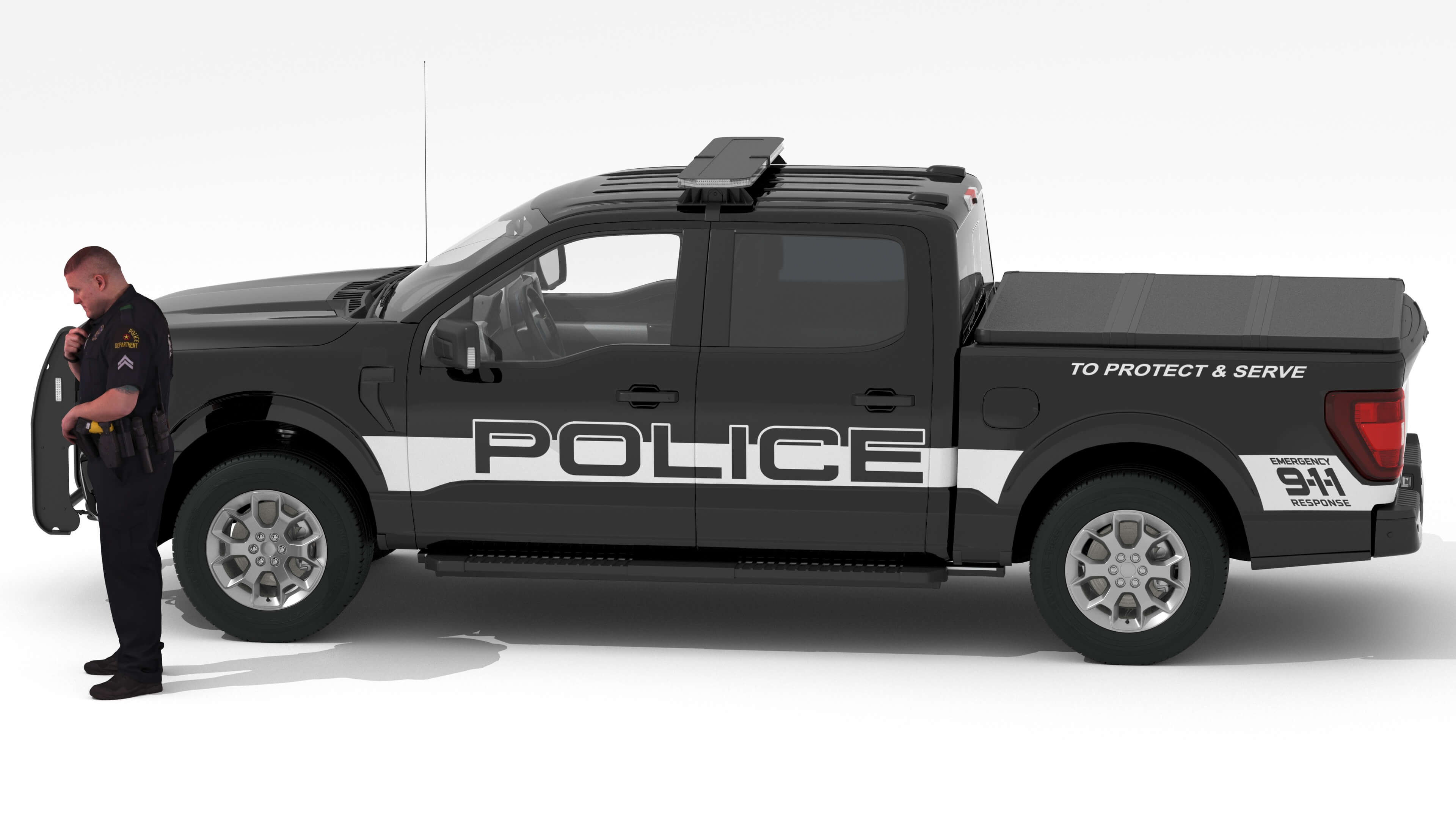 Country Police 4K - 3D Model by Pictorer