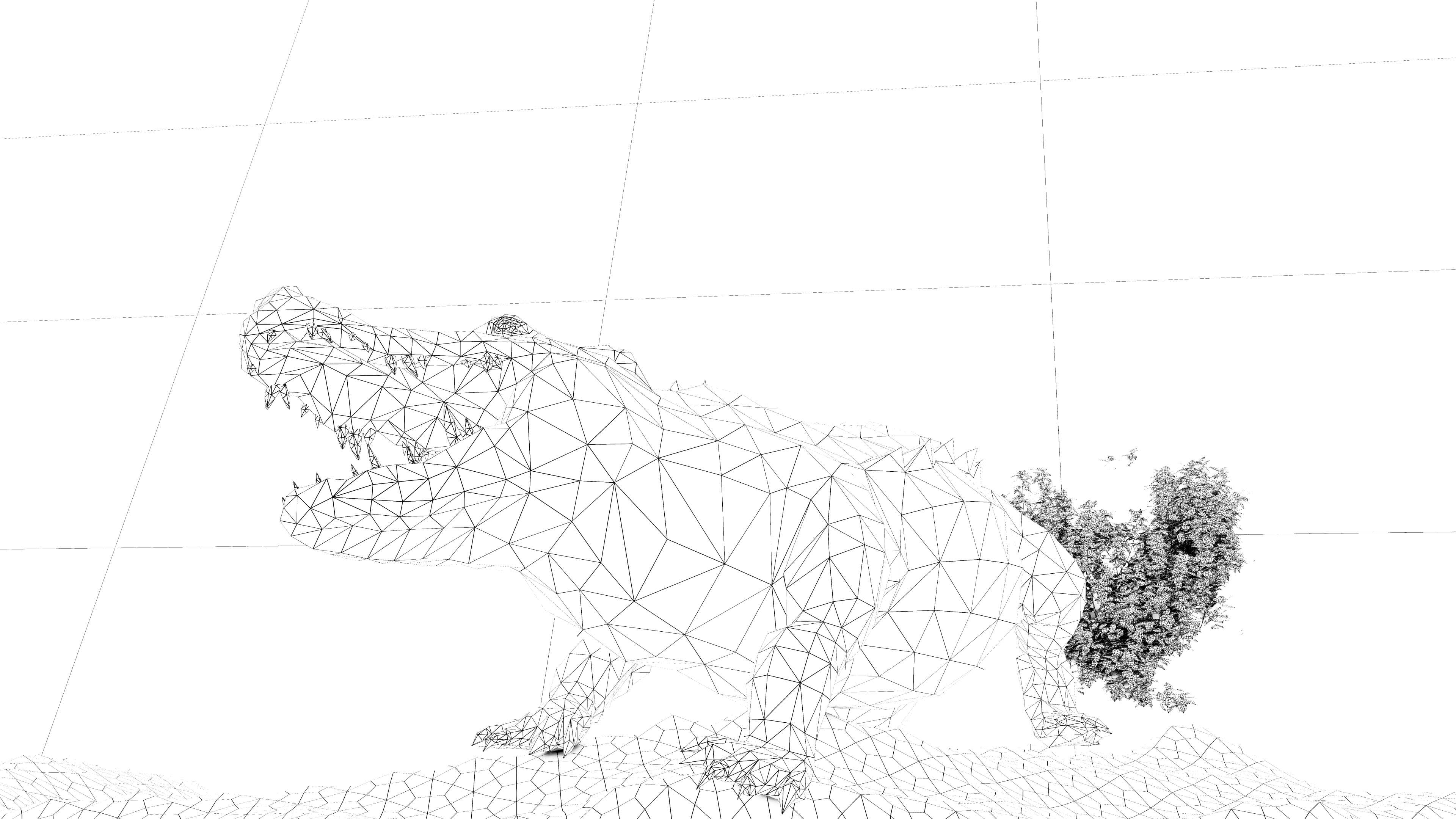 Crocodile 8K - 3D Model by Pictorer