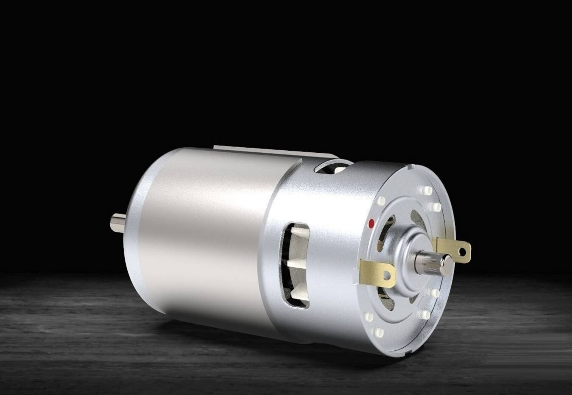 DC Electric Motor - 3D Model by Pictorer
