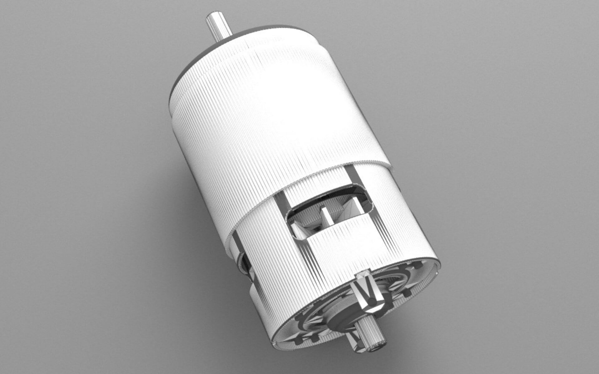 Dc Electric Motor 3d Model By Pictorer