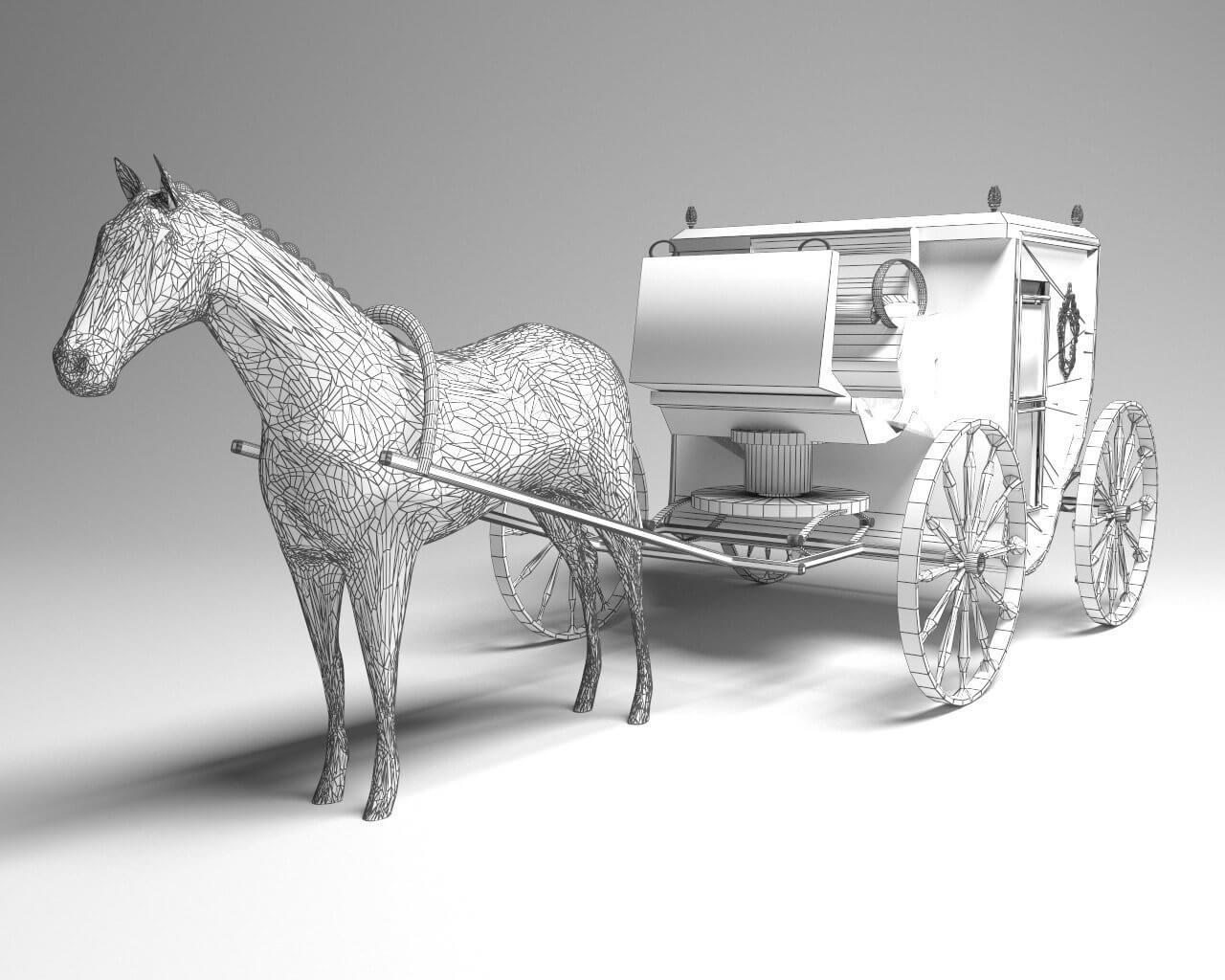 Deluxe Carriage - 3D Model by Pictorer