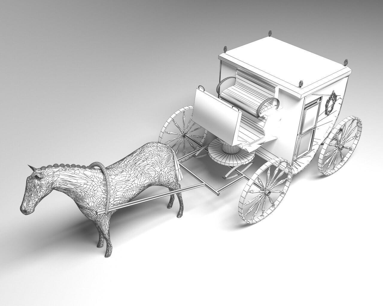 Deluxe Carriage - 3D Model by Pictorer